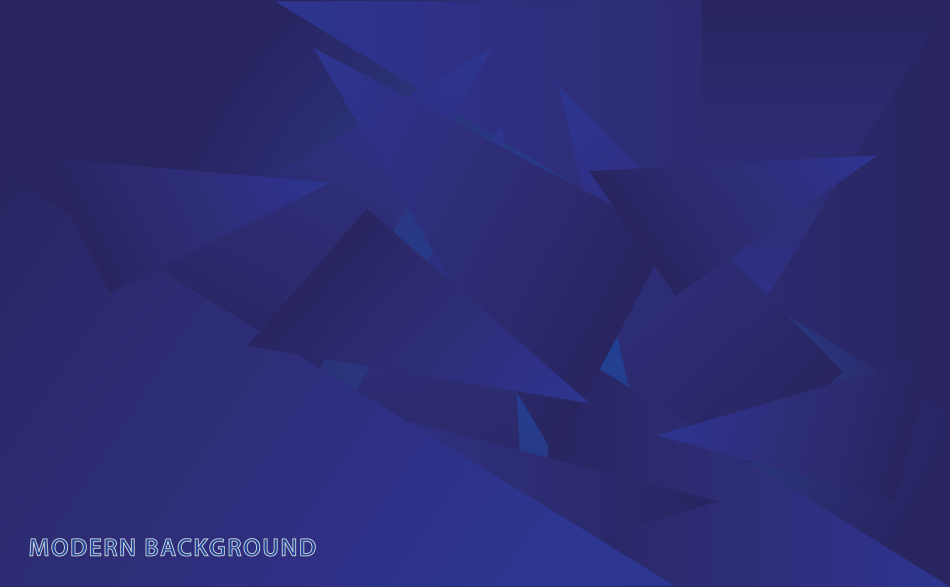 Abstract Triangle Shape Element Gradient Effect Modern Texture Background Template Blue Color