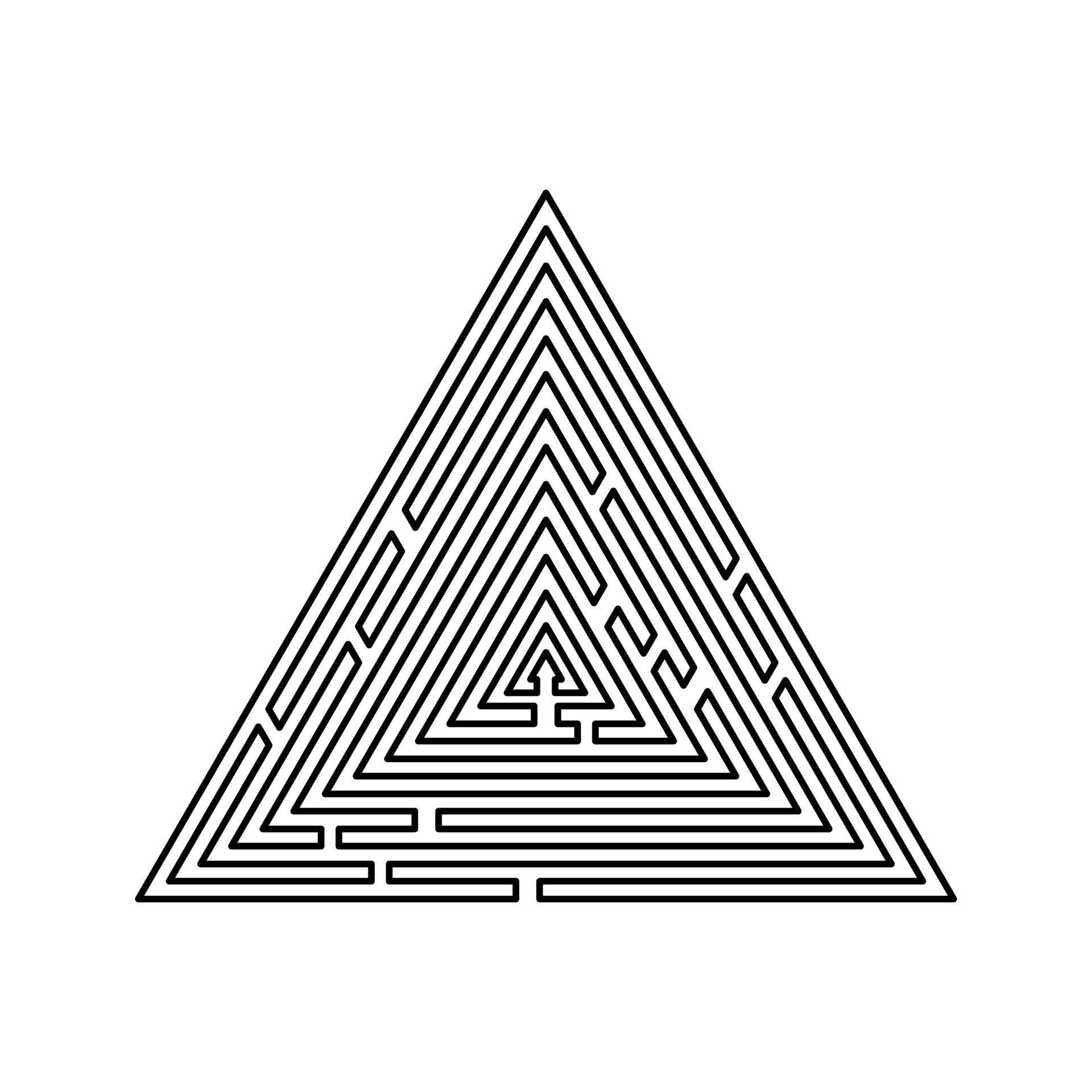 Triangular labyrinth Maze conundrum Labyrinth 5158602 Vector Art at ... Triangular labyrinth Maze conundrum Labyrinth 5158602 Vector Art at ...