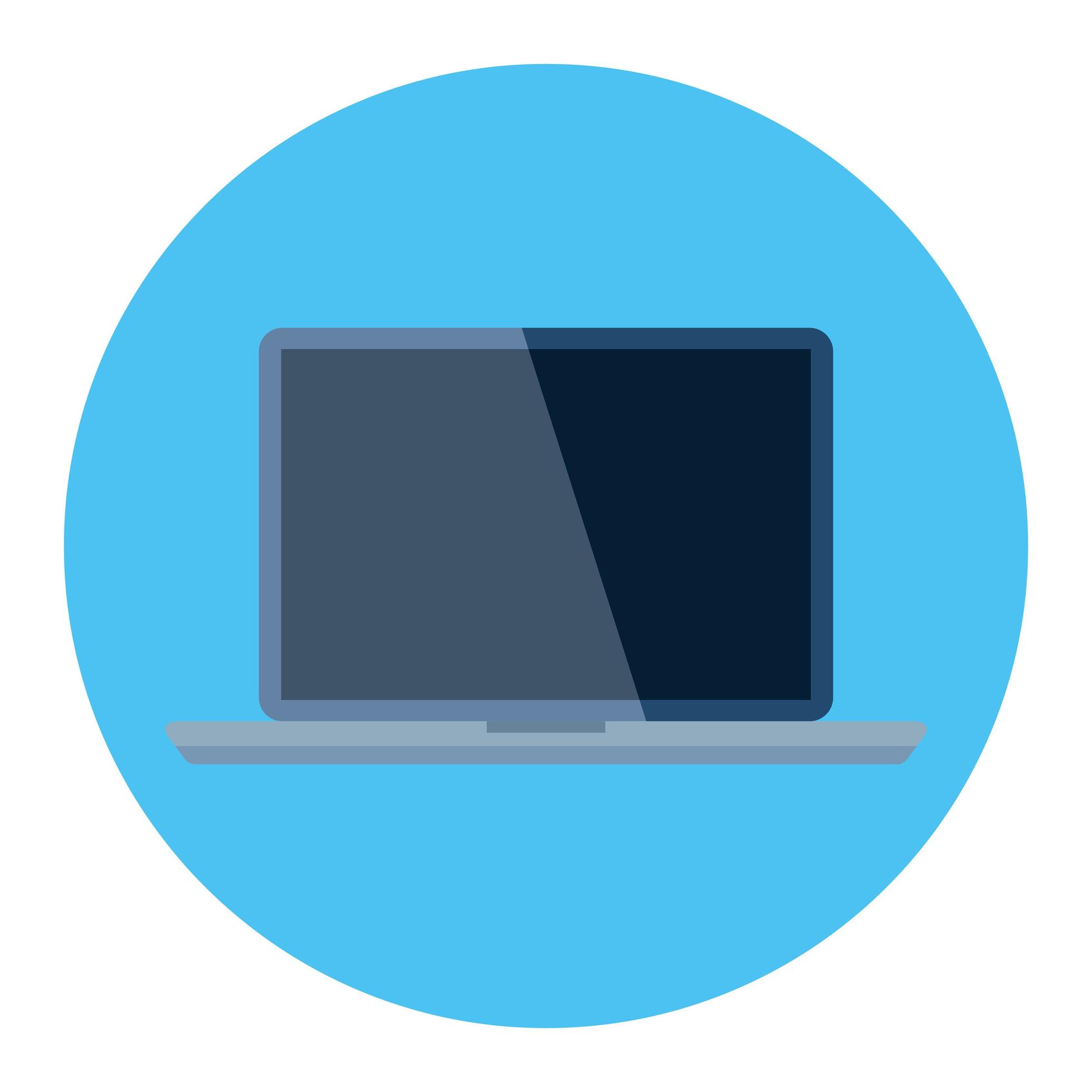 Isolated digital laptop vector design 5163383 Vector Art at Vecteezy