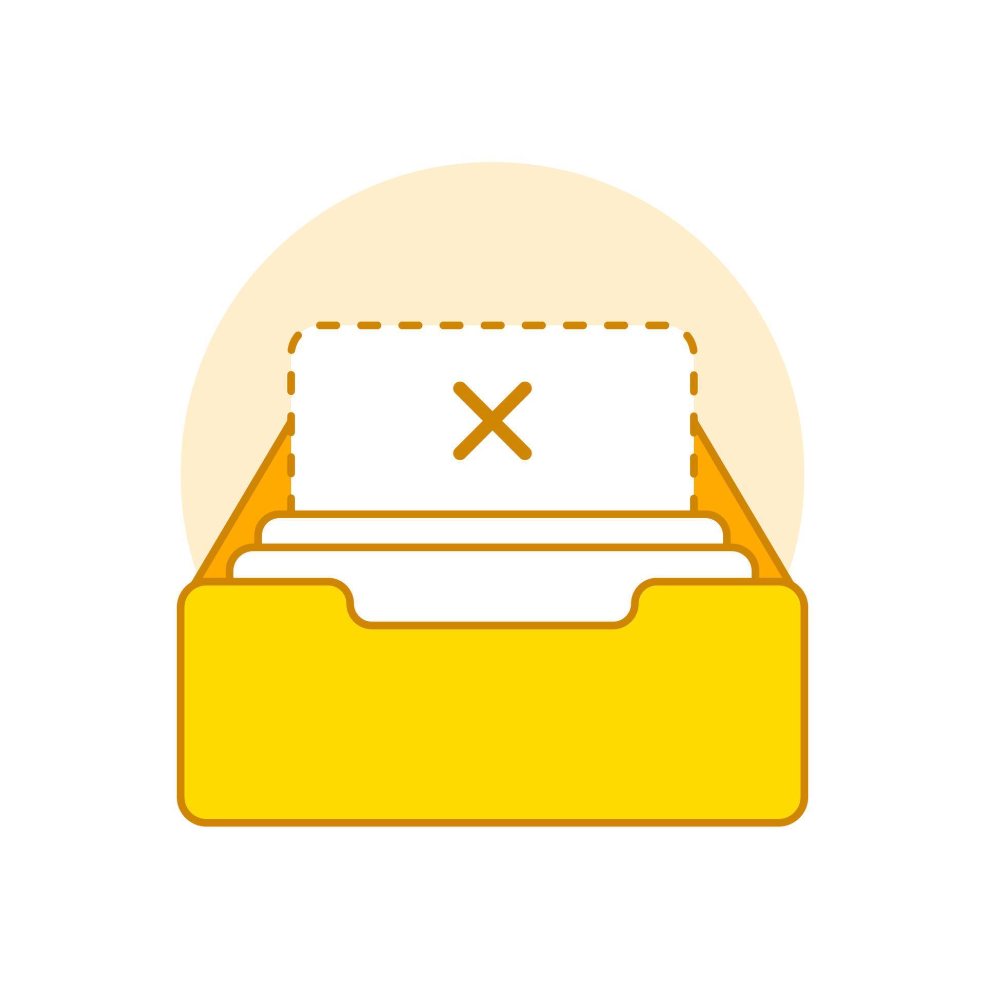 document, file, data not found concept illustration flat design vector ...