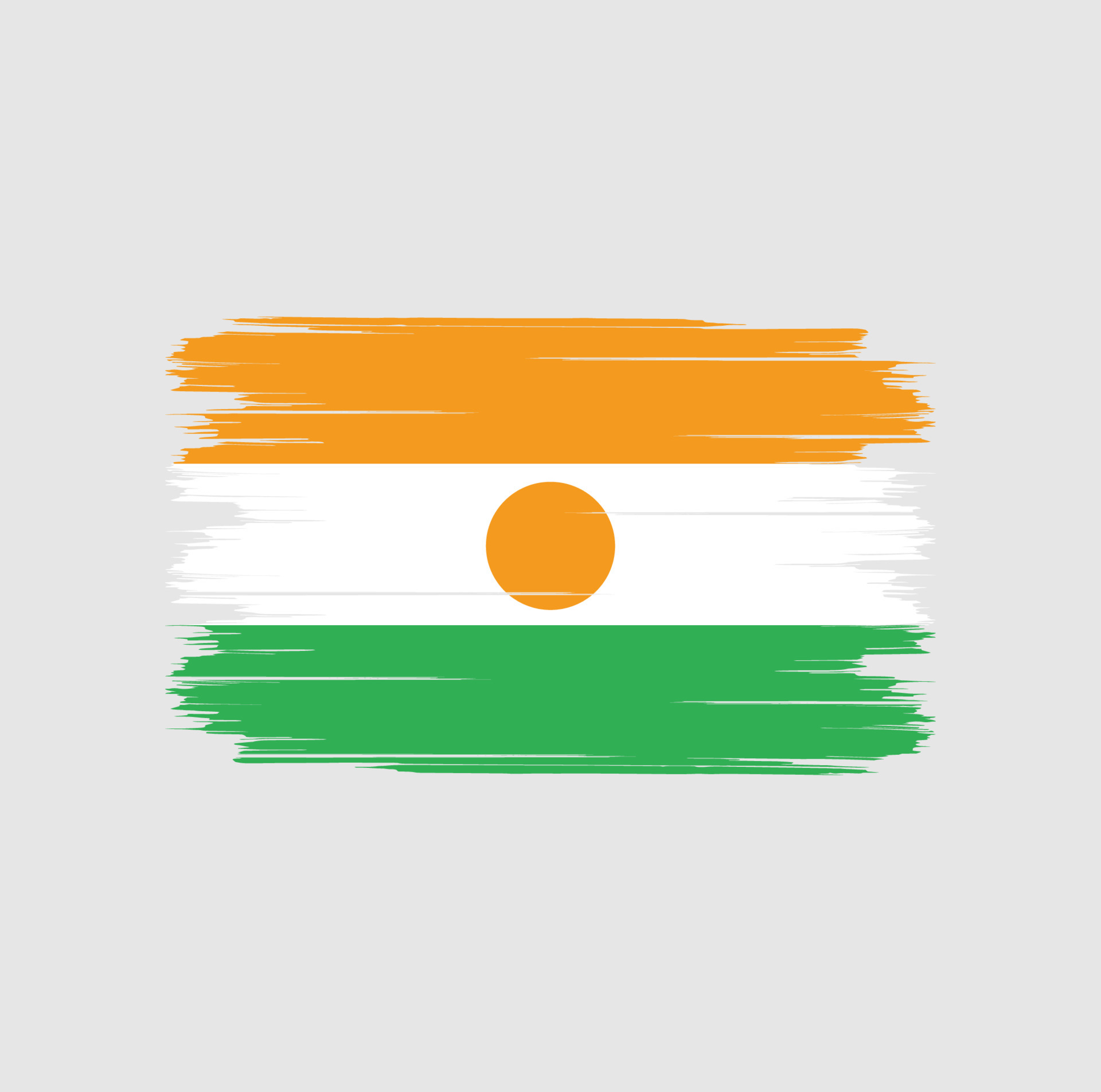 Niger Flag Brush 5167804 Vector Art at Vecteezy