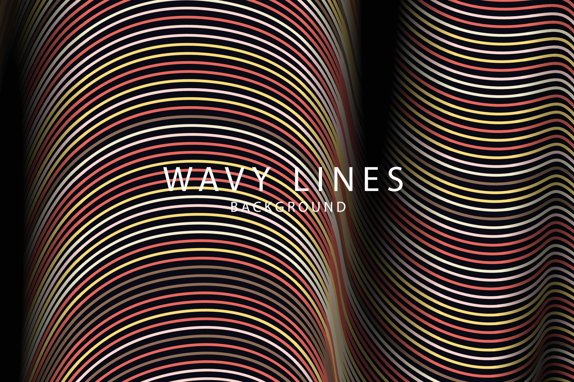 Banner Wave Lines Pattern An Abstract Stripe Background Vector 5169344 Vector Art At Vecteezy