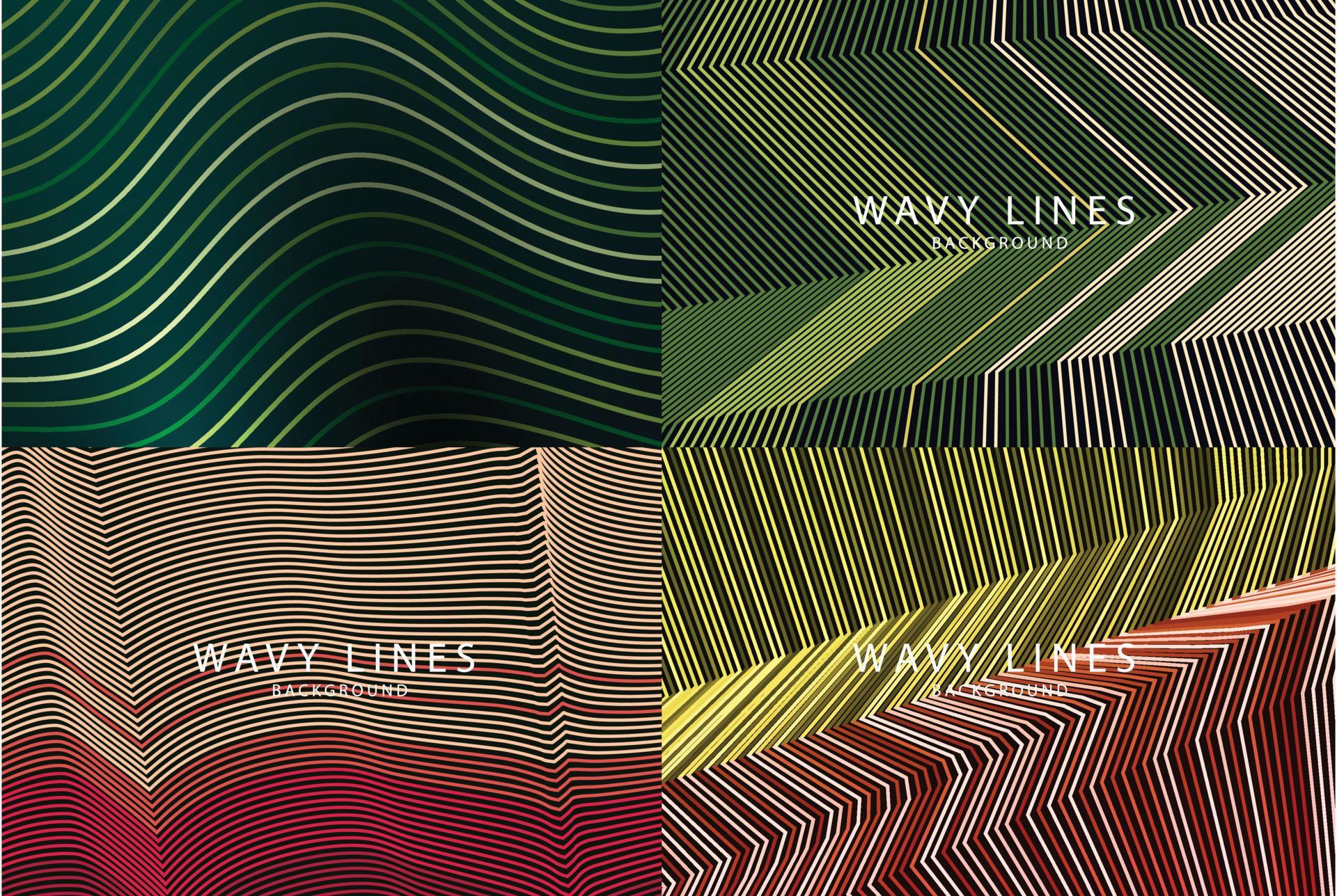 Banner Wave Lines Pattern An Abstract Stripe Background Vector 5169350 Vector Art At Vecteezy