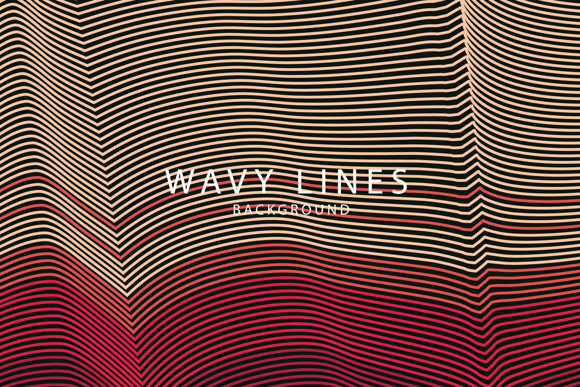 Banner Wave Lines Pattern An Abstract Stripe Background Vector 5169446
