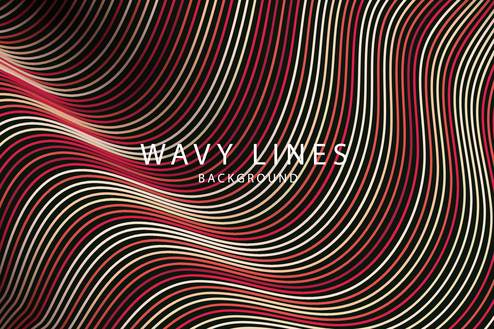 Banner Wave Lines Pattern An Abstract Stripe Background Vector 5169875 Vector Art At Vecteezy