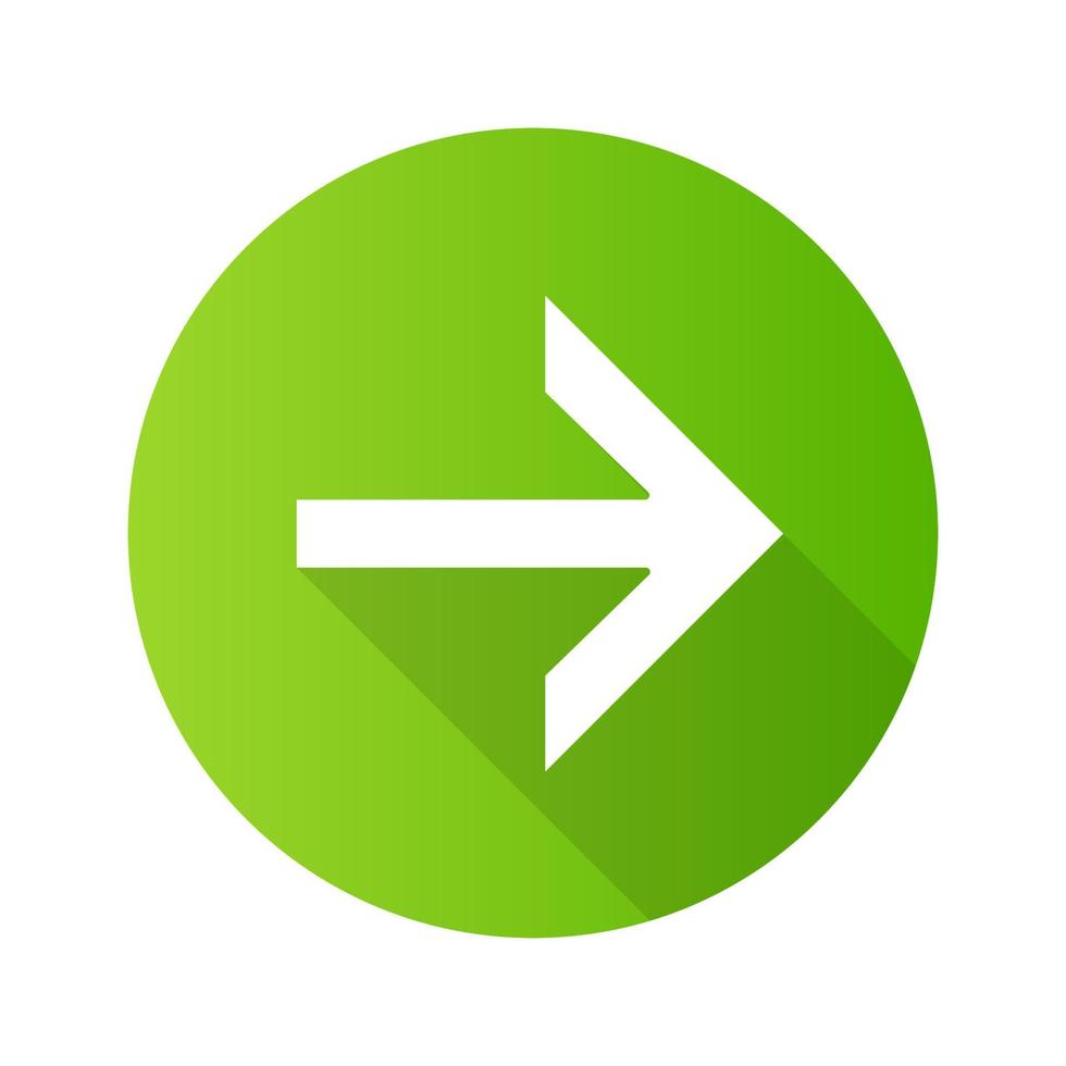 Forward arrow flat design long shadow glyph icon. Next. Right arrow ... Forward arrow flat design long shadow glyph icon. Next. Right arrow ...