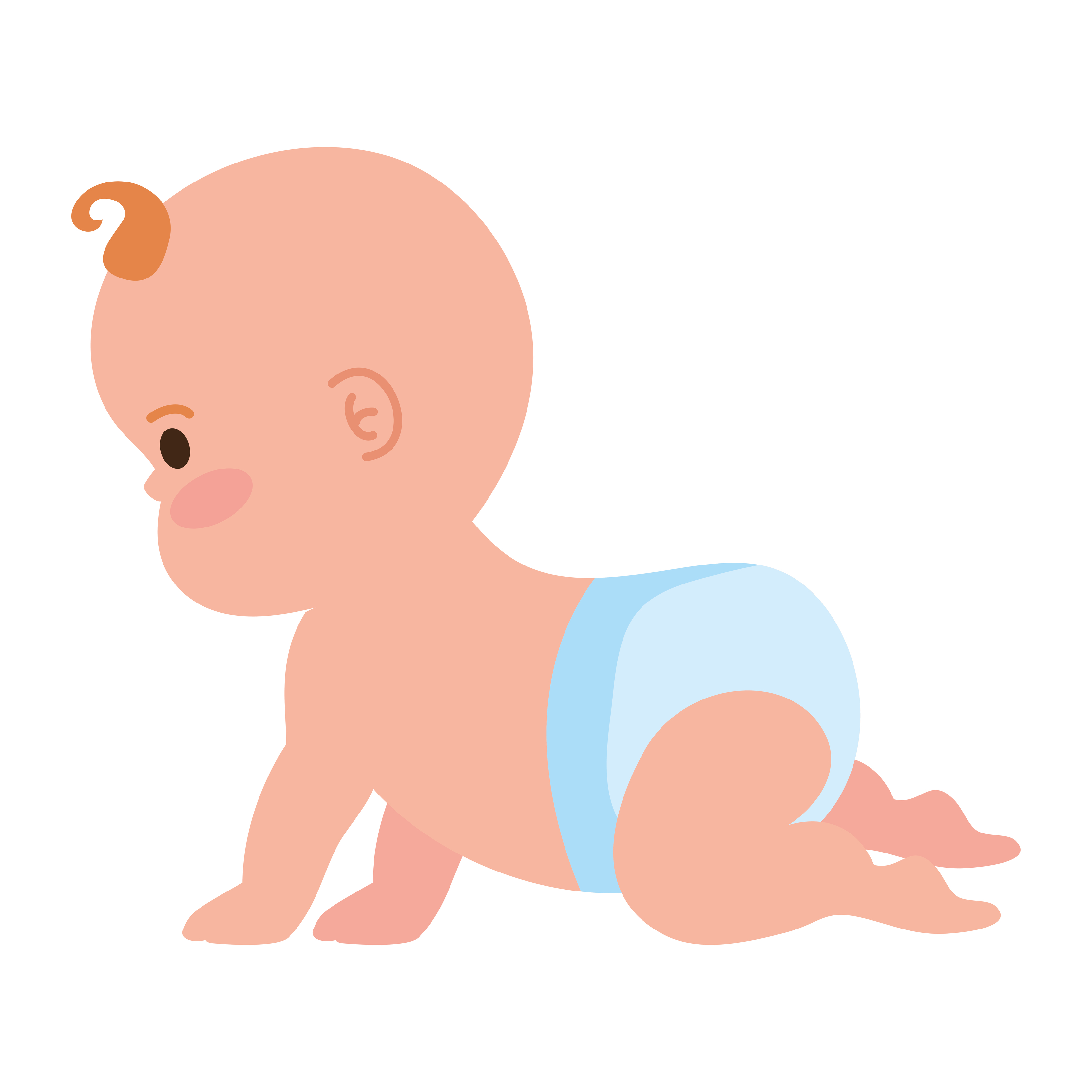 baby boy crawling 5177216 Vector Art at Vecteezy