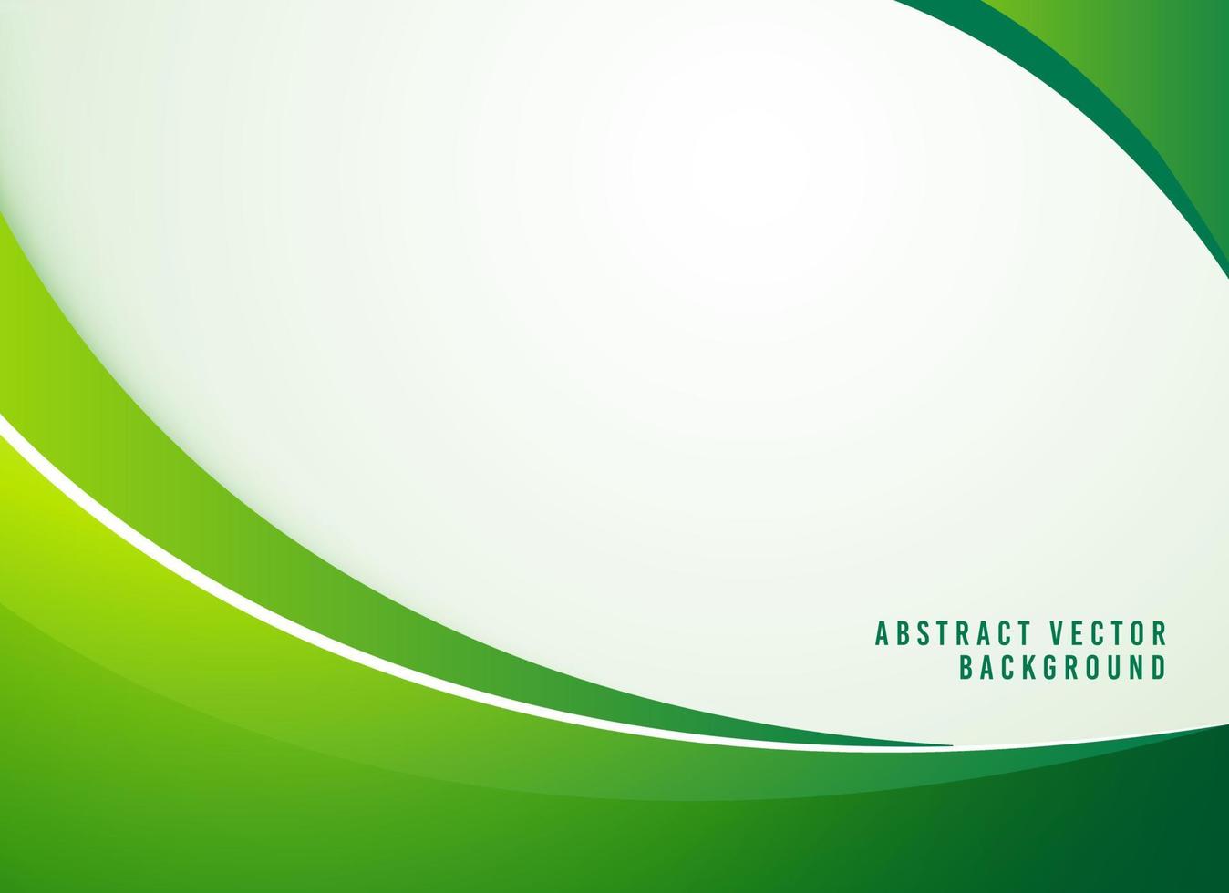 Fondo De Vector Abstracto Verde Fondo Ondulado Degradado Verde 5179612