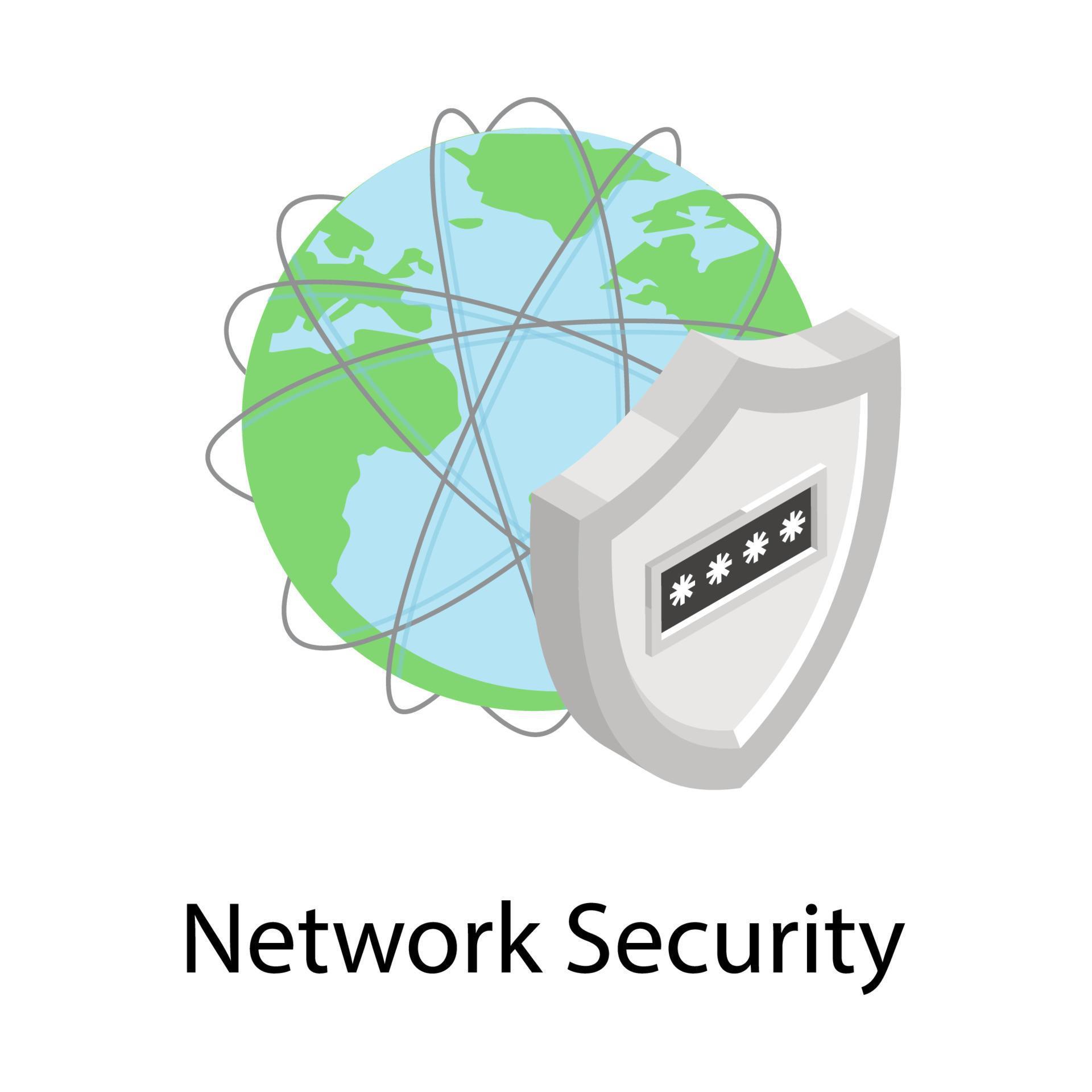 Network Security Concepts 5180709 Vector Art at Vecteezy