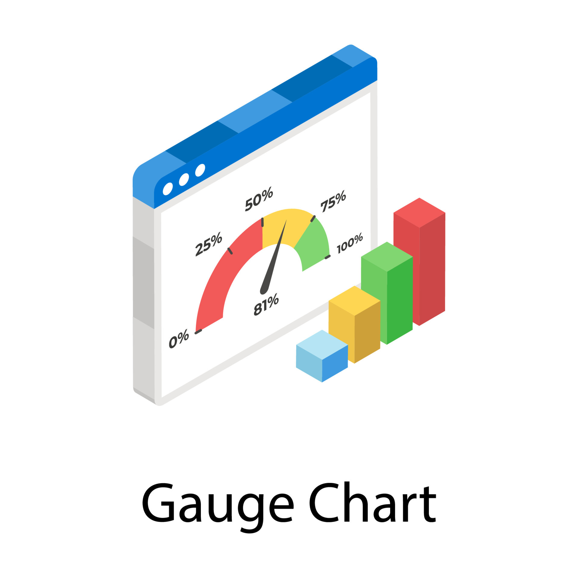 Gauge Chart Concepts 5180771 Vector Art at Vecteezy