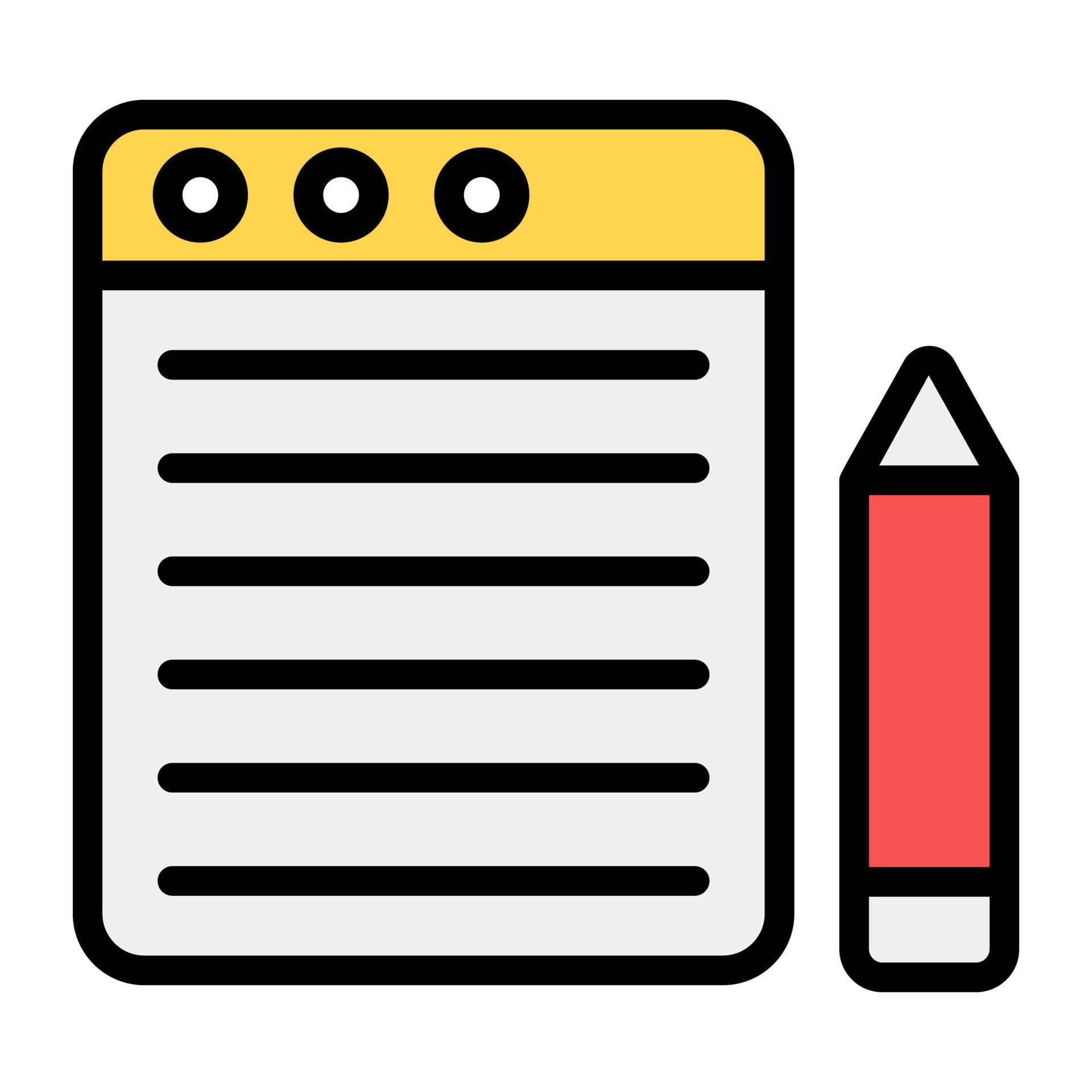 Trendy Flat Vector Design Of Notepad Drafting Pad Concept 5181026