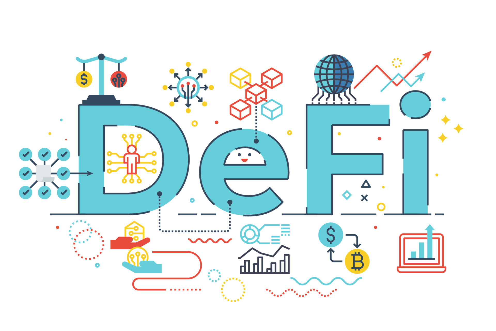 DeFi word illustration 5184755 Vector Art at Vecteezy DeFi word illustration 5184755 Vector Art at Vecteezy