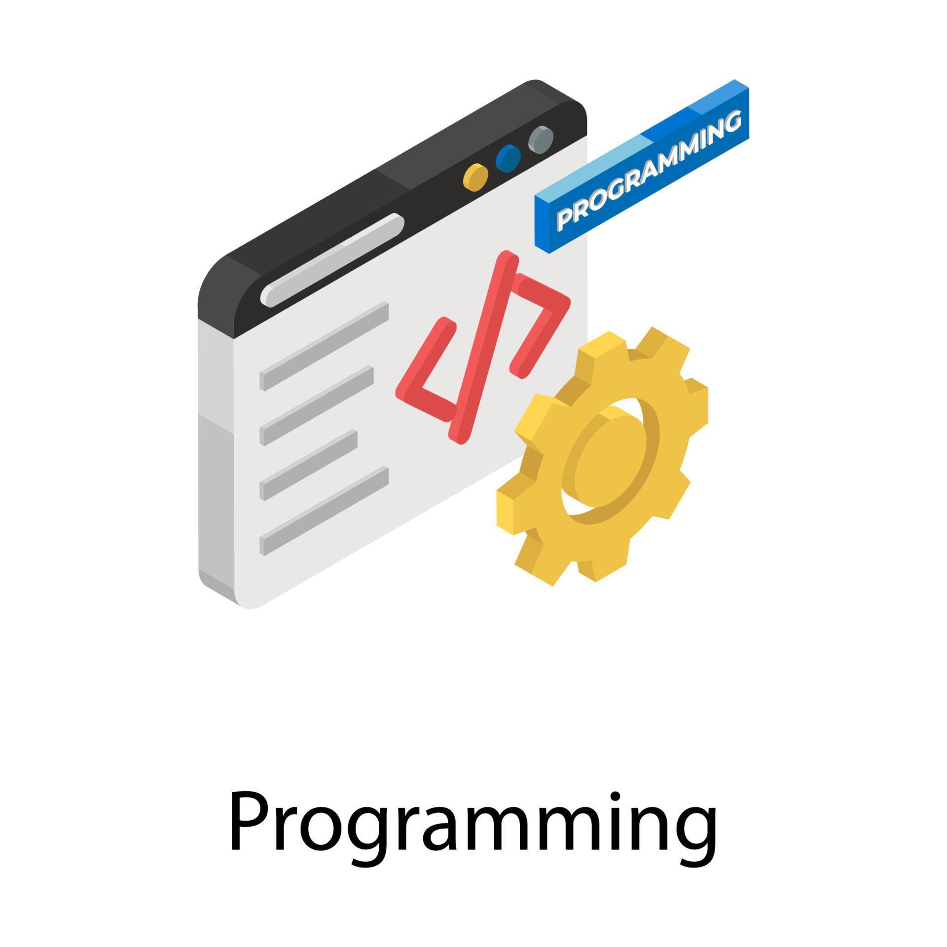 Trendy Programming Concepts 5187351 Vector Art at Vecteezy