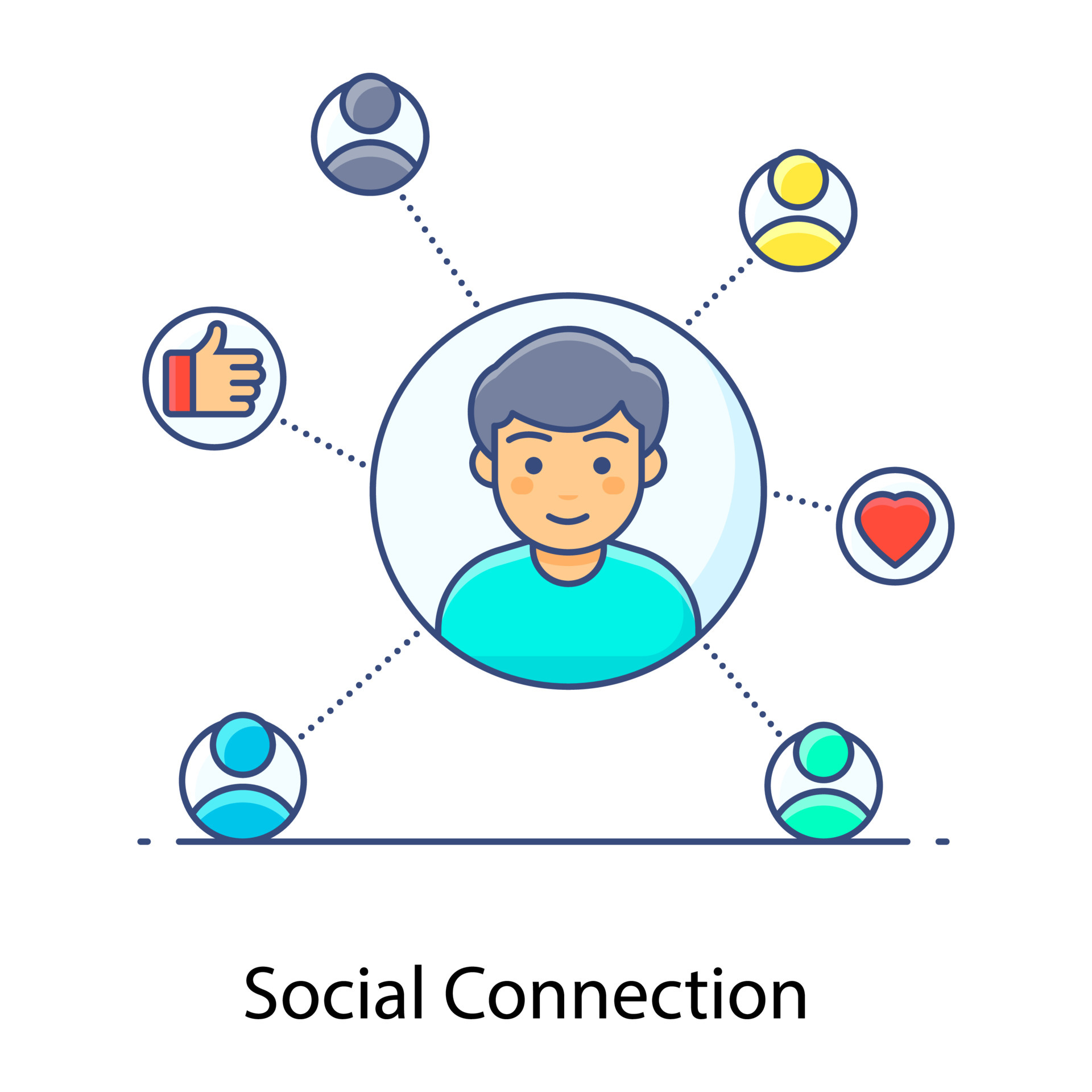 Social Connect Icon