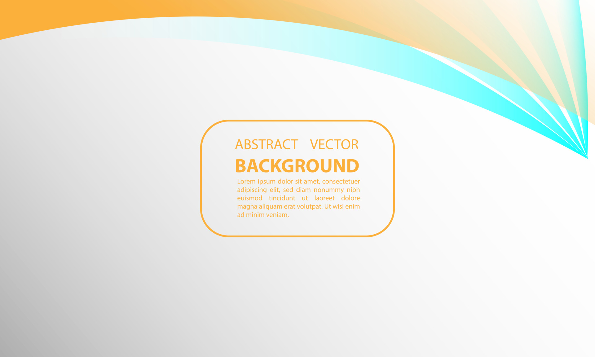 Abstract Background Geometric Liquid Wave Gradient Orange Grey Gradient Color With Elegant And