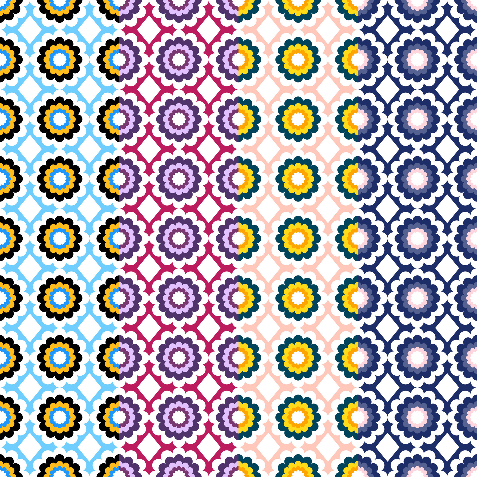 More one color for vector patterns. 5198456 Vector Art at Vecteezy