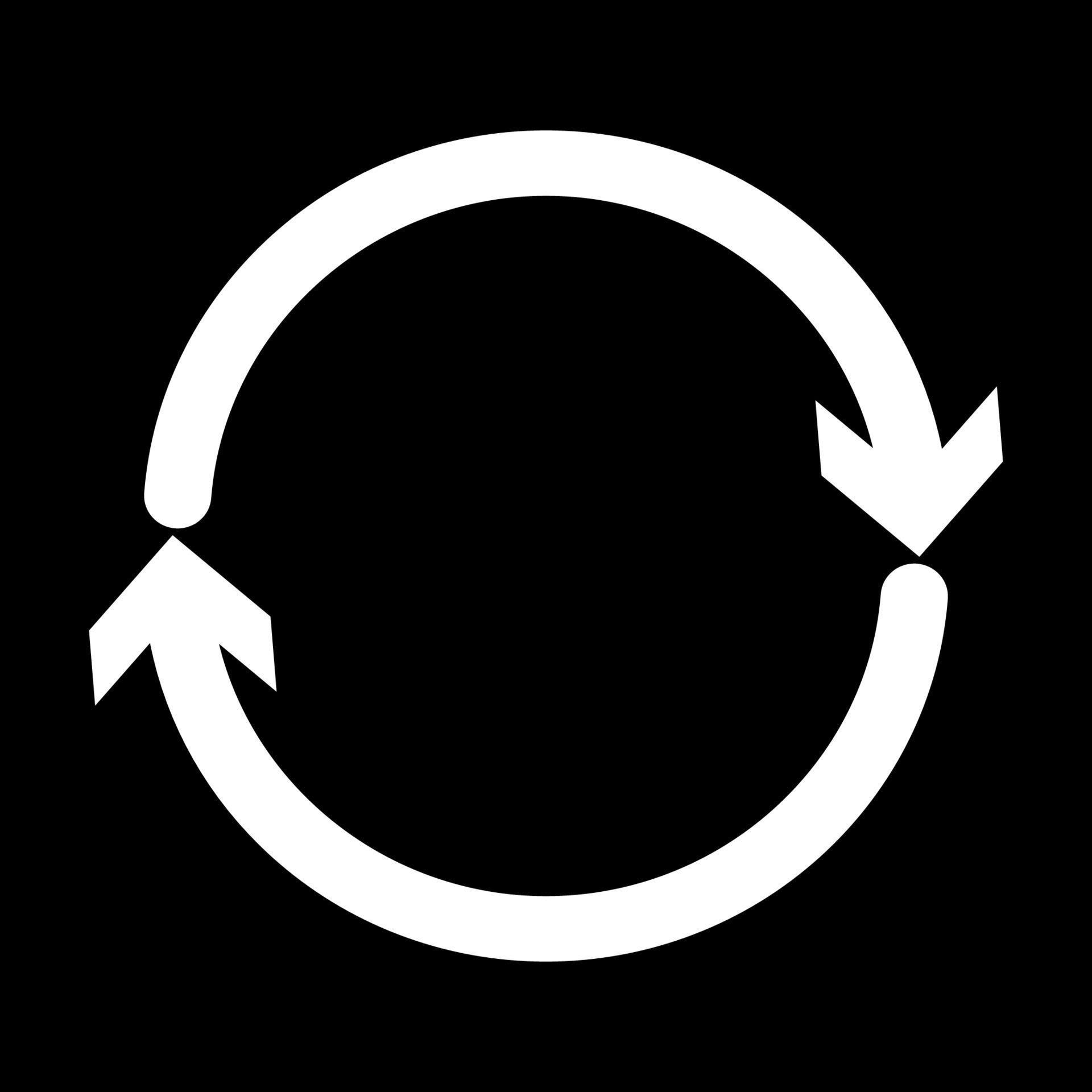 Arrow Vector Icon Loop in circle 5198770 Vector Art at Vecteezy