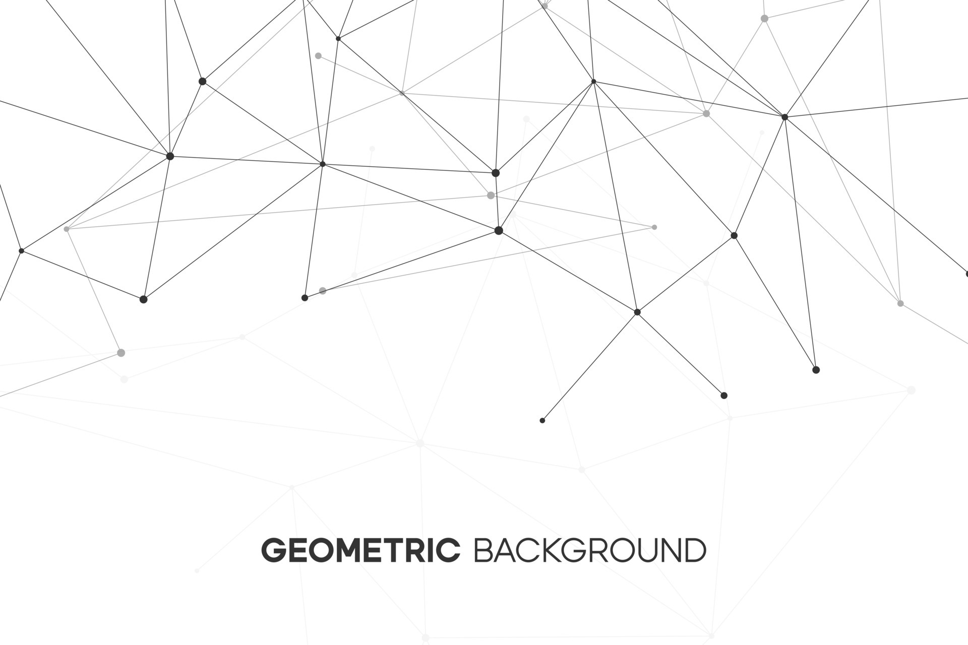 Abstract background with line and dot connection. Molecular science ...