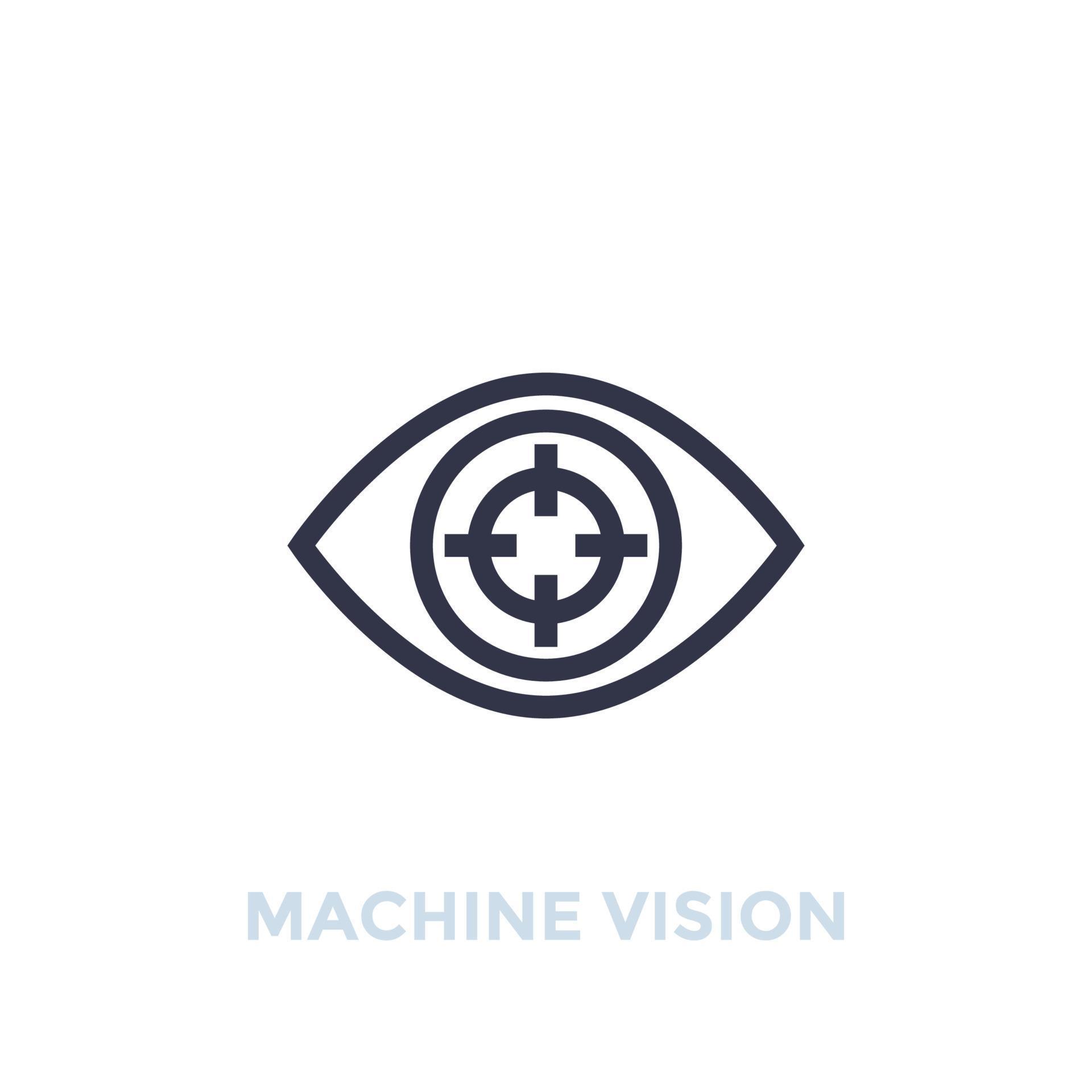 Machine vision icon, visual recognition 5201987 Vector Art at Vecteezy