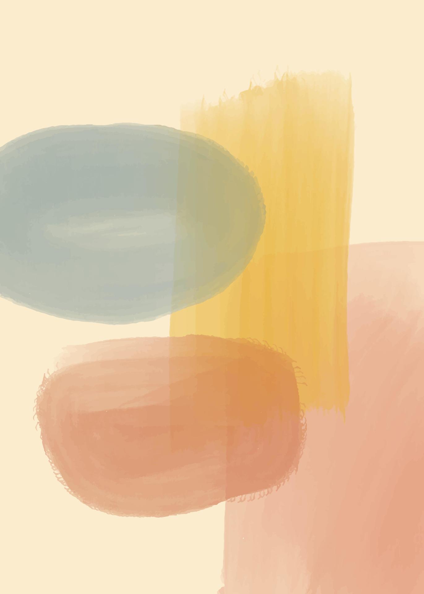 Creative minimalist hand painted. Abstract arts background . Vector ...