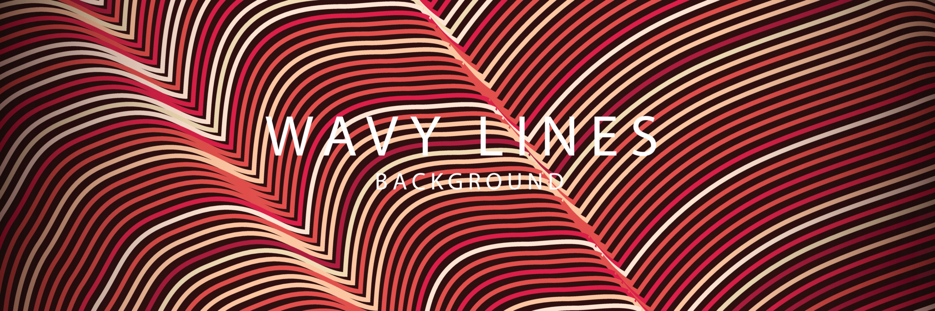 Banner Wave Lines Pattern An Abstract Stripe Background Vector 5211781