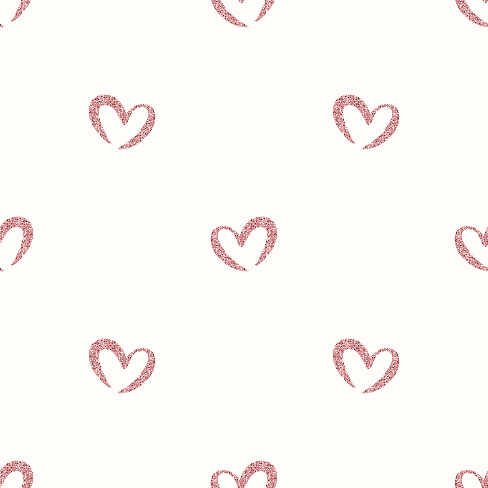 Glitter Pink Heart Wallpaper