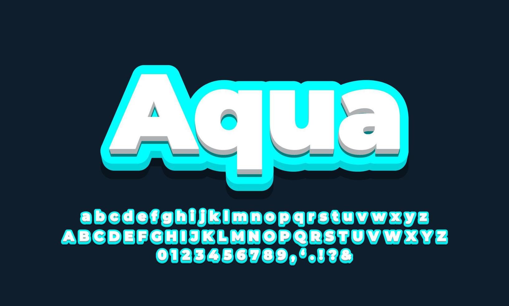 Aqua Font Effect Vector Art, Icons, and Graphics for Free Download
