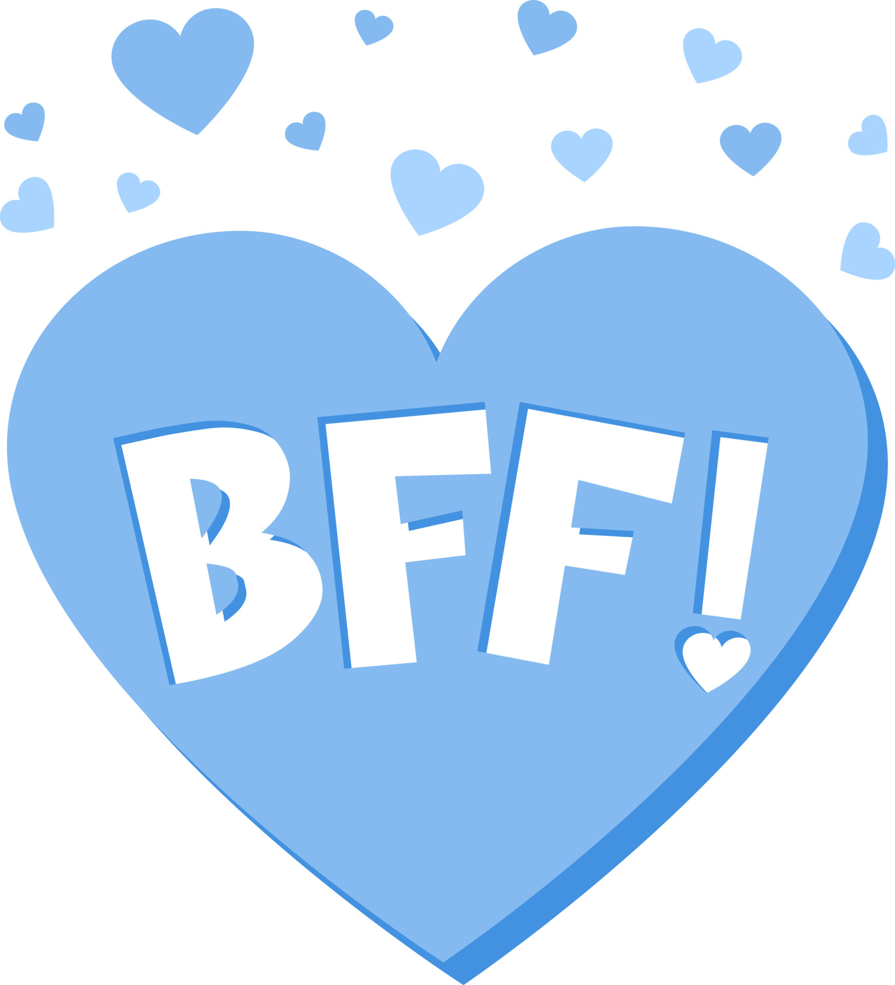 BFF or best friend forever lettering on white background 5230034 Vector ... BFF or best friend forever lettering on white background 5230034 Vector ...