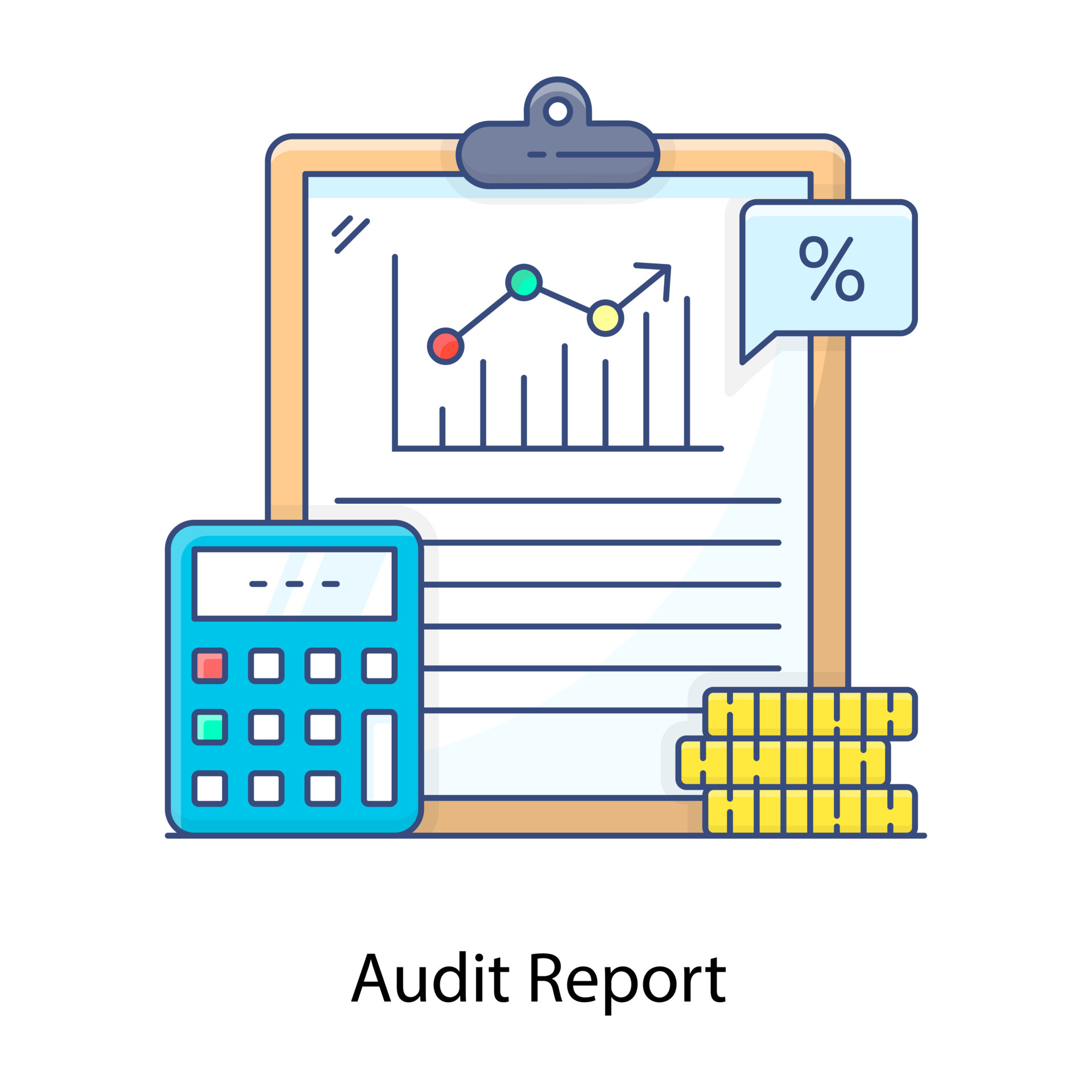 Audit report flat outline icon, business analysis 5232493 Vector Art at ... Audit report flat outline icon, business analysis 5232493 Vector Art at ...