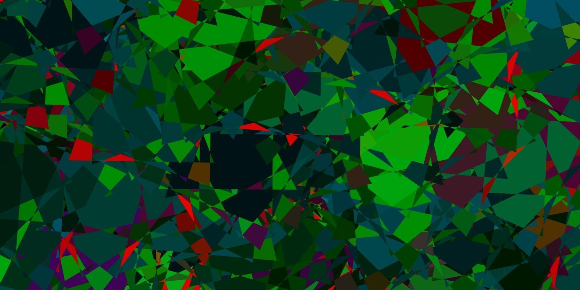 Dark Multicolor Vector Backdrop With Triangles Lines 5235955 Vector Art At Vecteezy