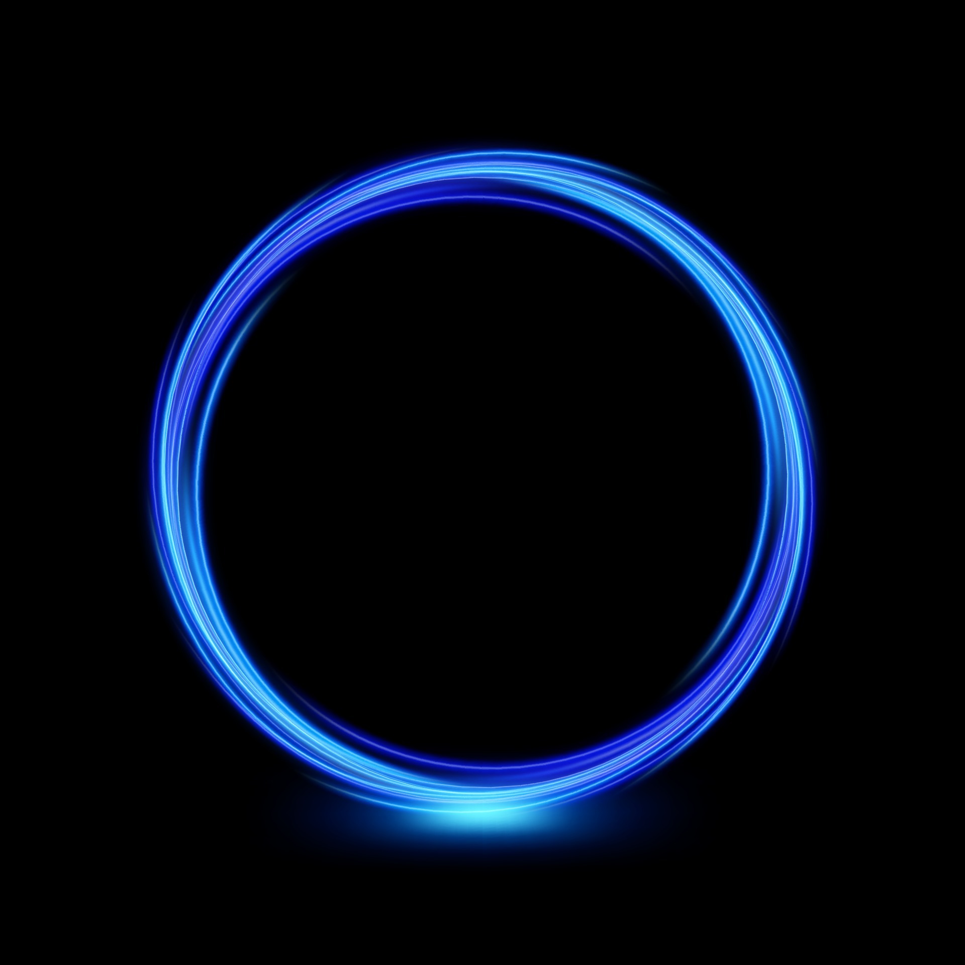 Abstract Glowing Circle, Elegant Light ring. Vector Illustration ...