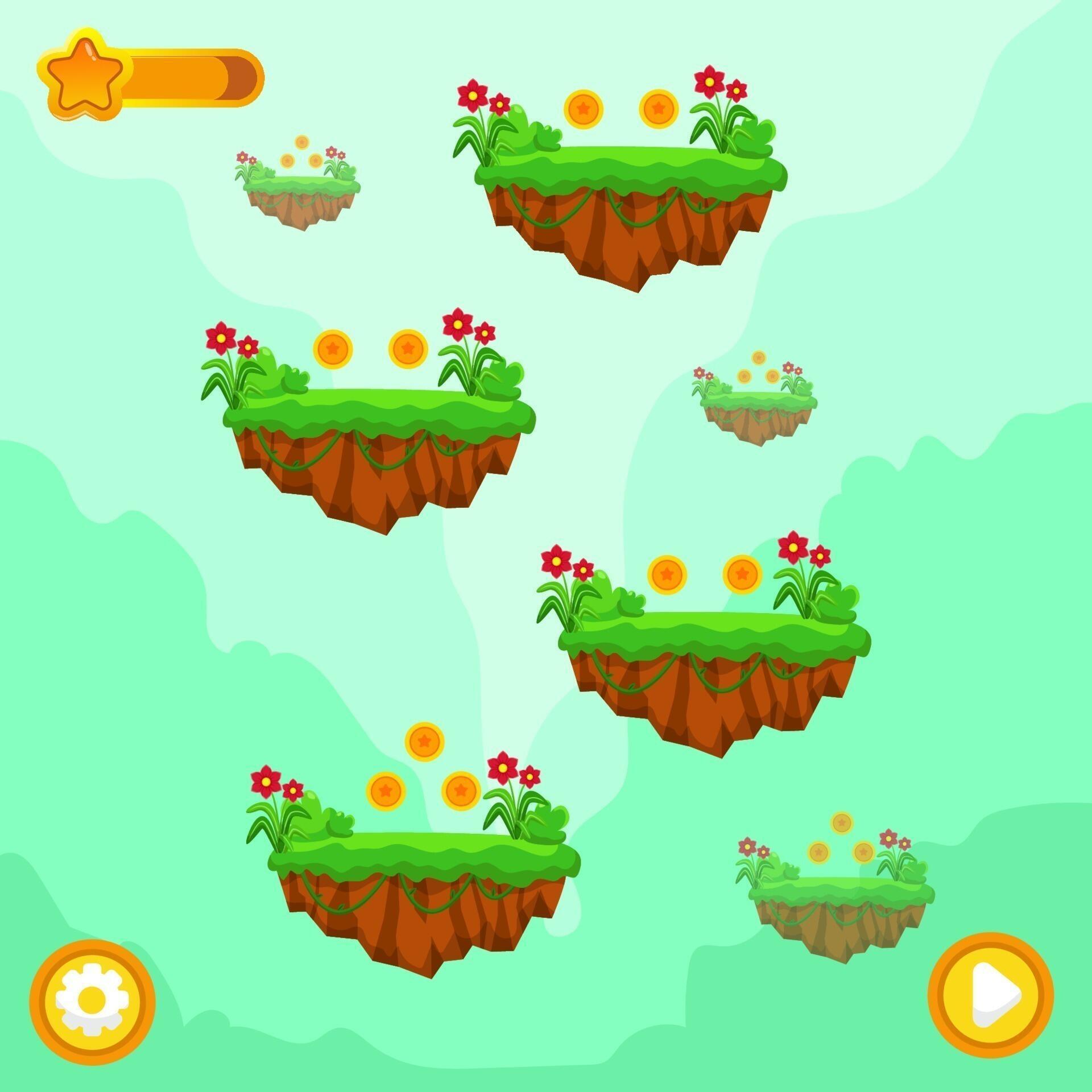 Stage game level map design for arcade computer and mobile phone 5238990 Vector Art at Vecteezy