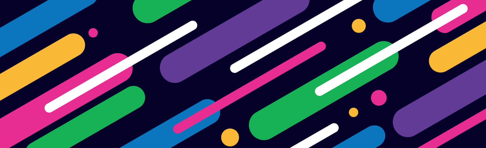 Modern Abstraction Composition Made Of Various Rounded Shapes Of Lines In Color Vector