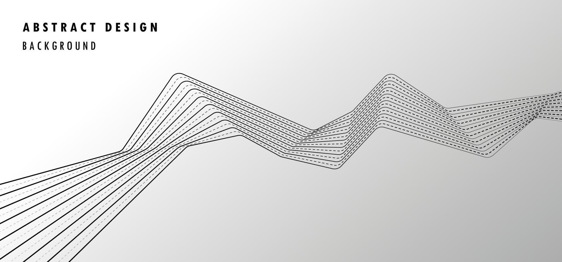 Abstract lines technology tech design smart direction artwork template ...