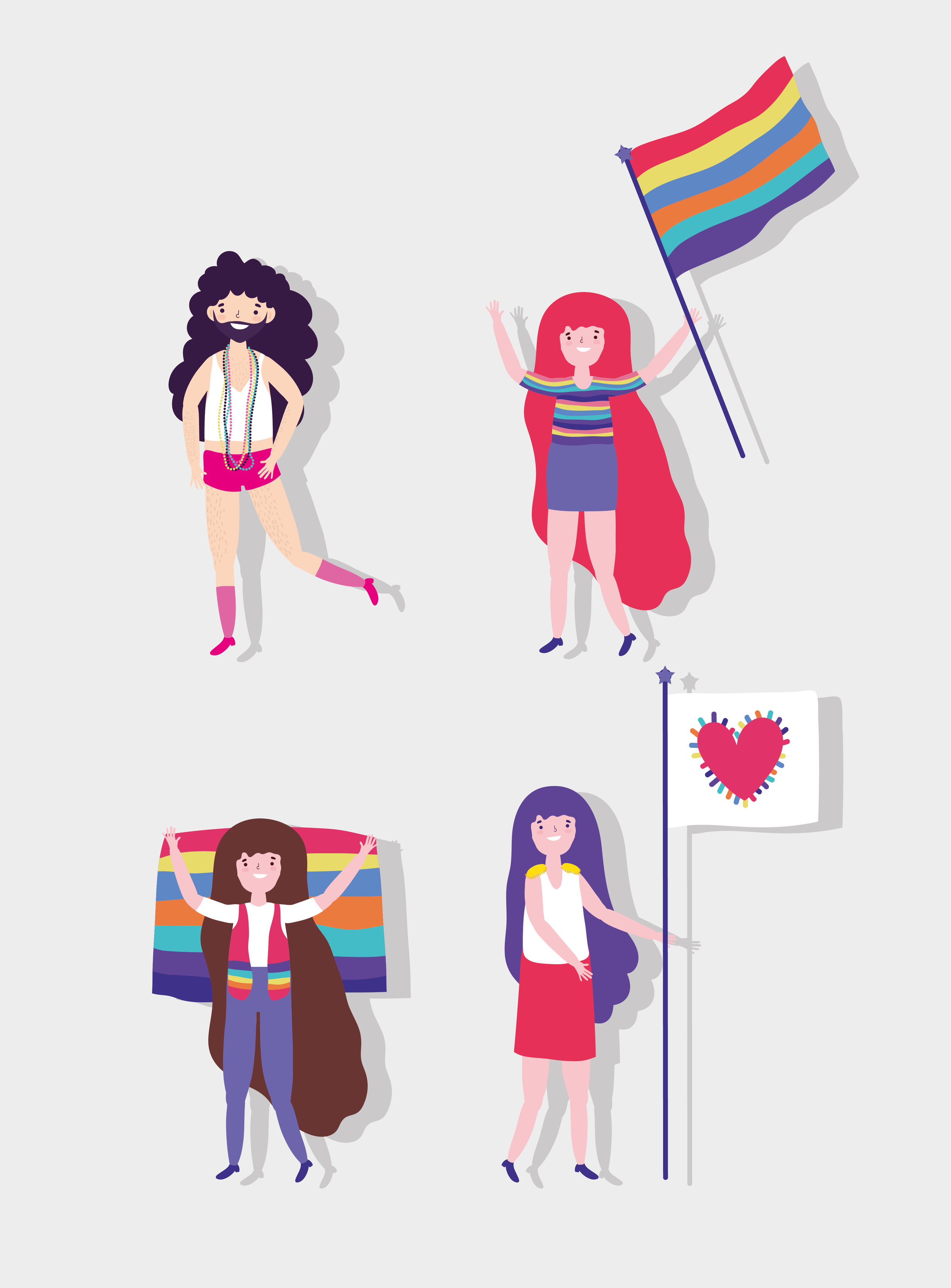 people community lgbtq flat design 5243881 Vector Art at Vecteezy