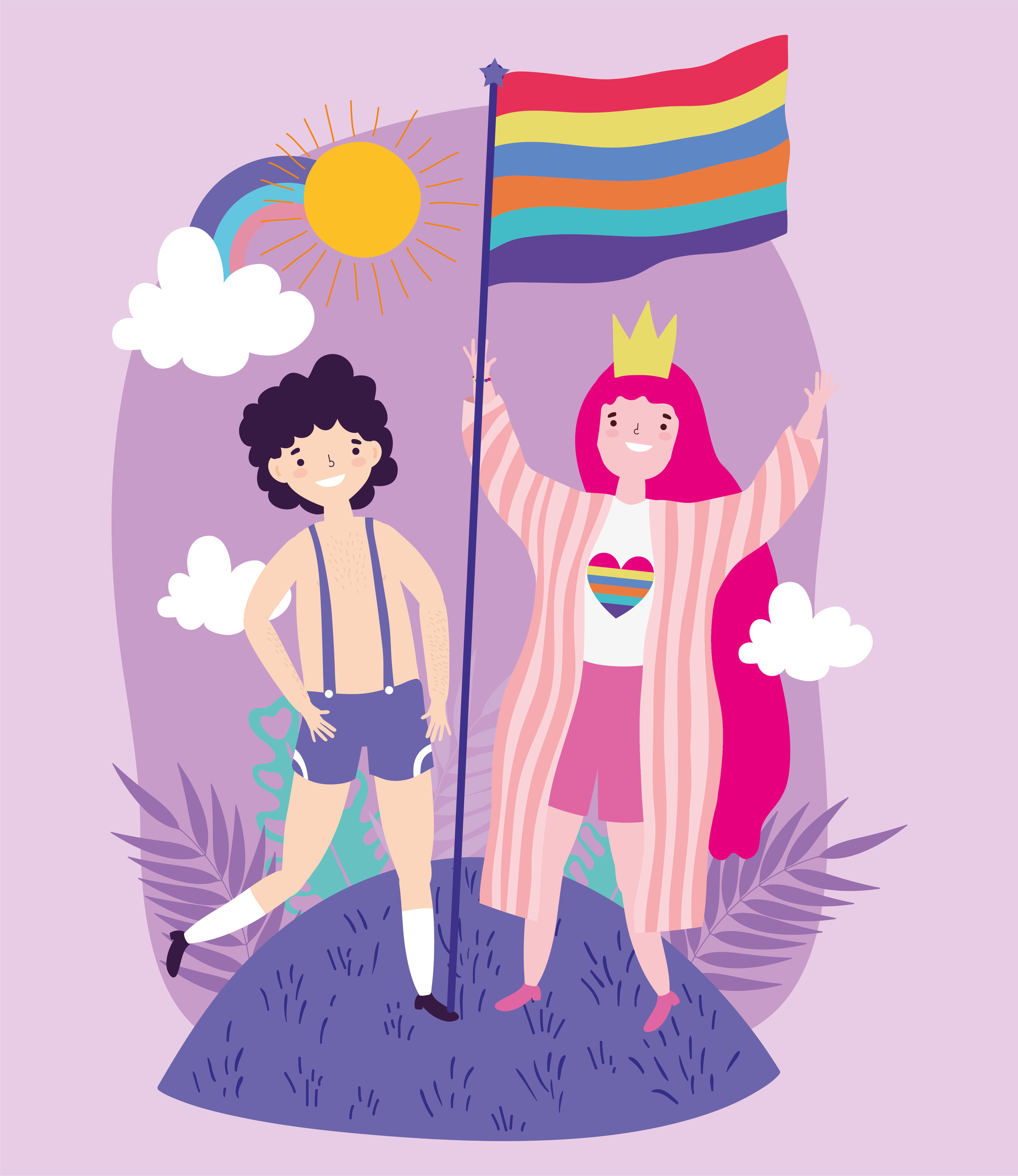 people community lgbtq flat design 5243898 Vector Art at Vecteezy