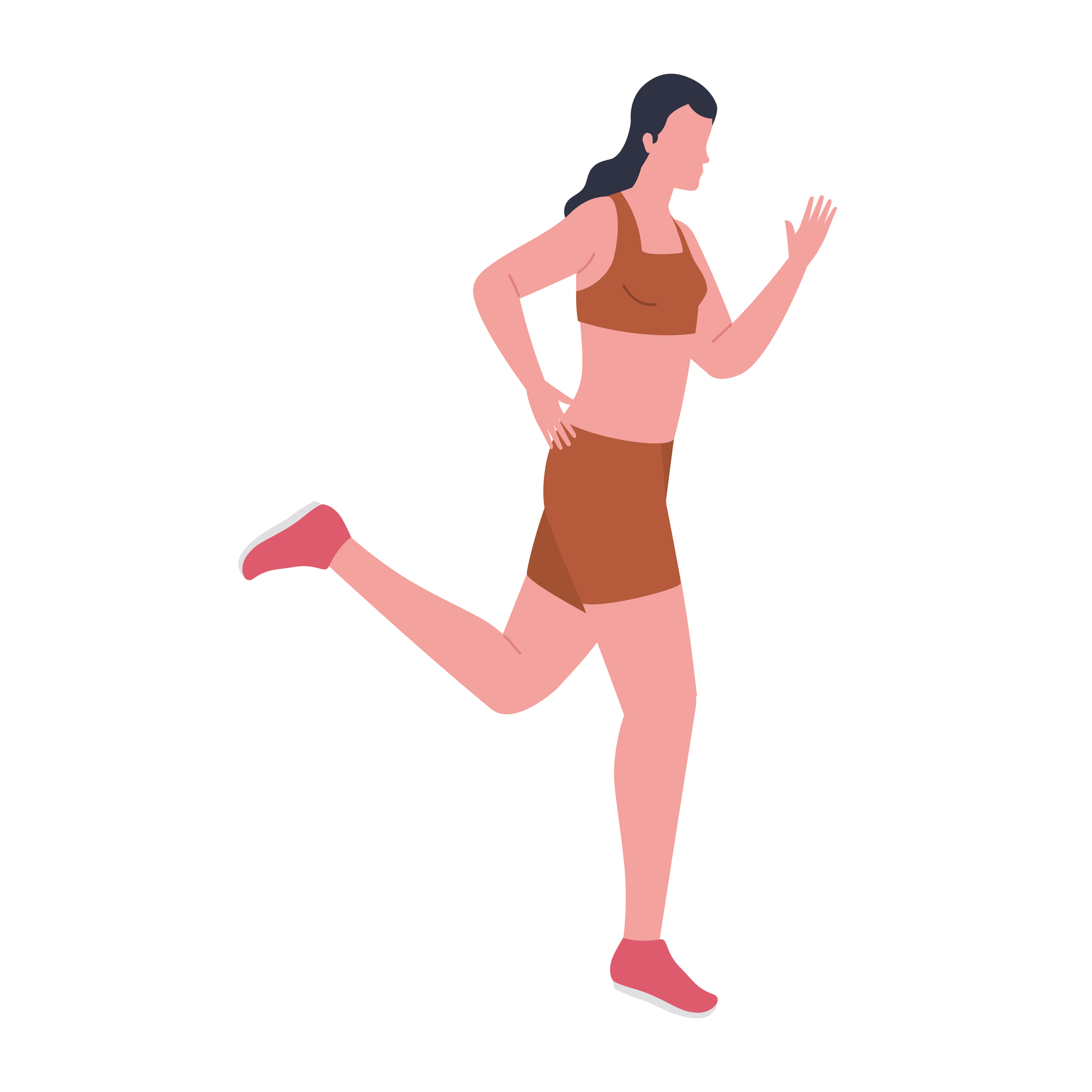 sport woman in marathon 5263014 Vector Art at Vecteezy