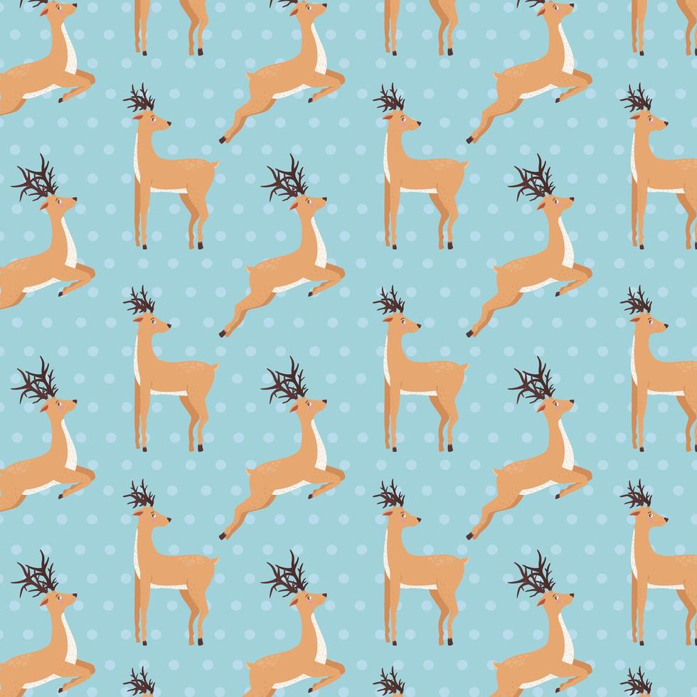 reindeer animals pattern 5263037 Vector Art at Vecteezy