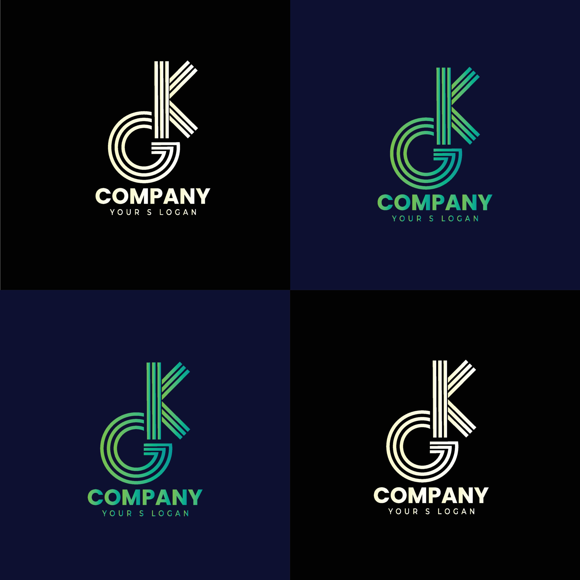 Gk Logo Design