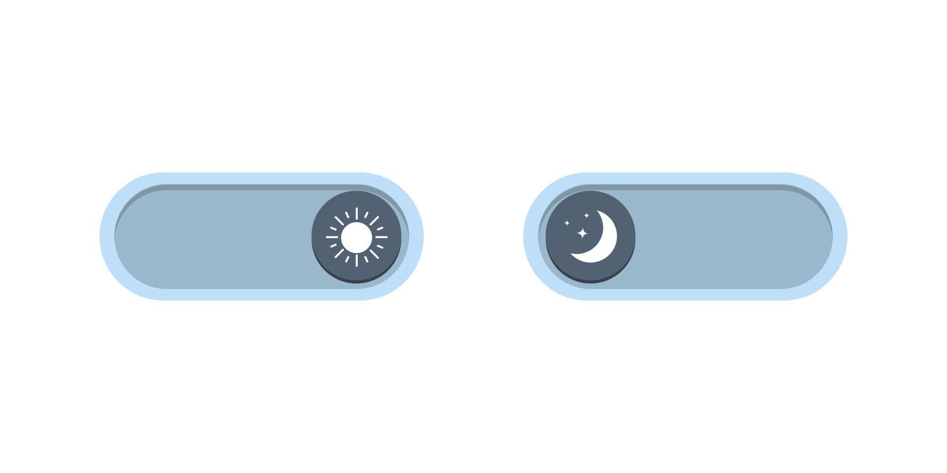 Buttons for switching day and night modes of the mobile device. Light ...