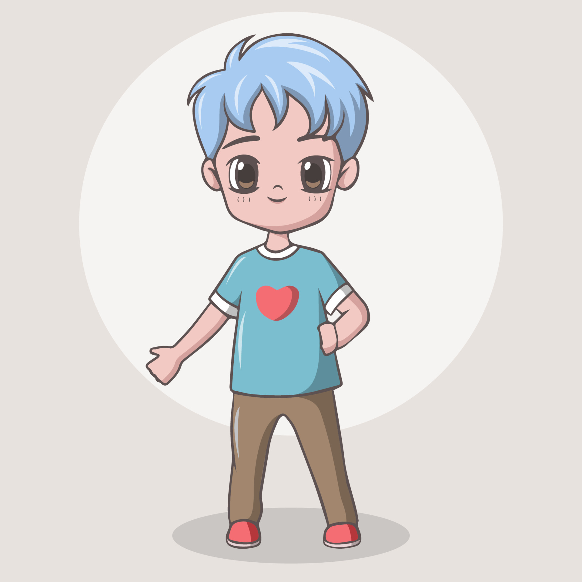 Cartoon cute little boy posing 5276466 Vector Art at Vecteezy Cartoon cute little boy posing 5276466 Vector Art at Vecteezy