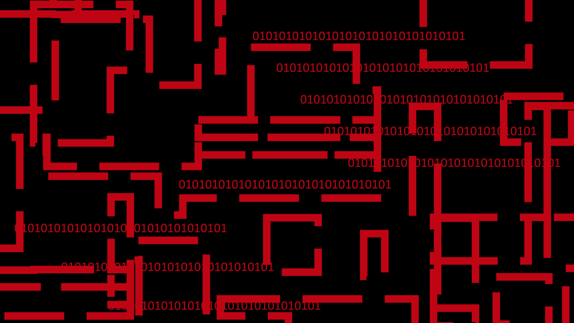 Red Binary Wallpaper