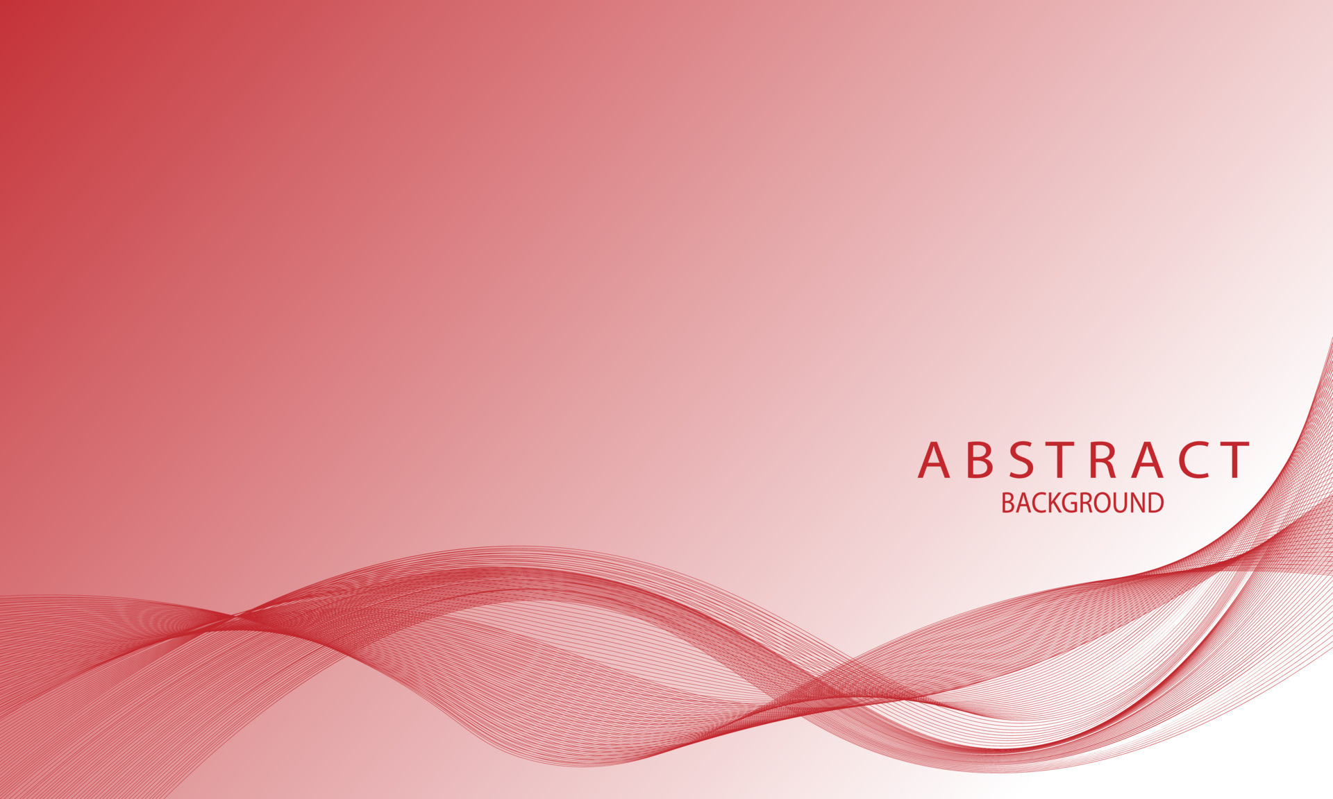 Elegant smooth abstract red wave modern flow background 5278885 Vector ...