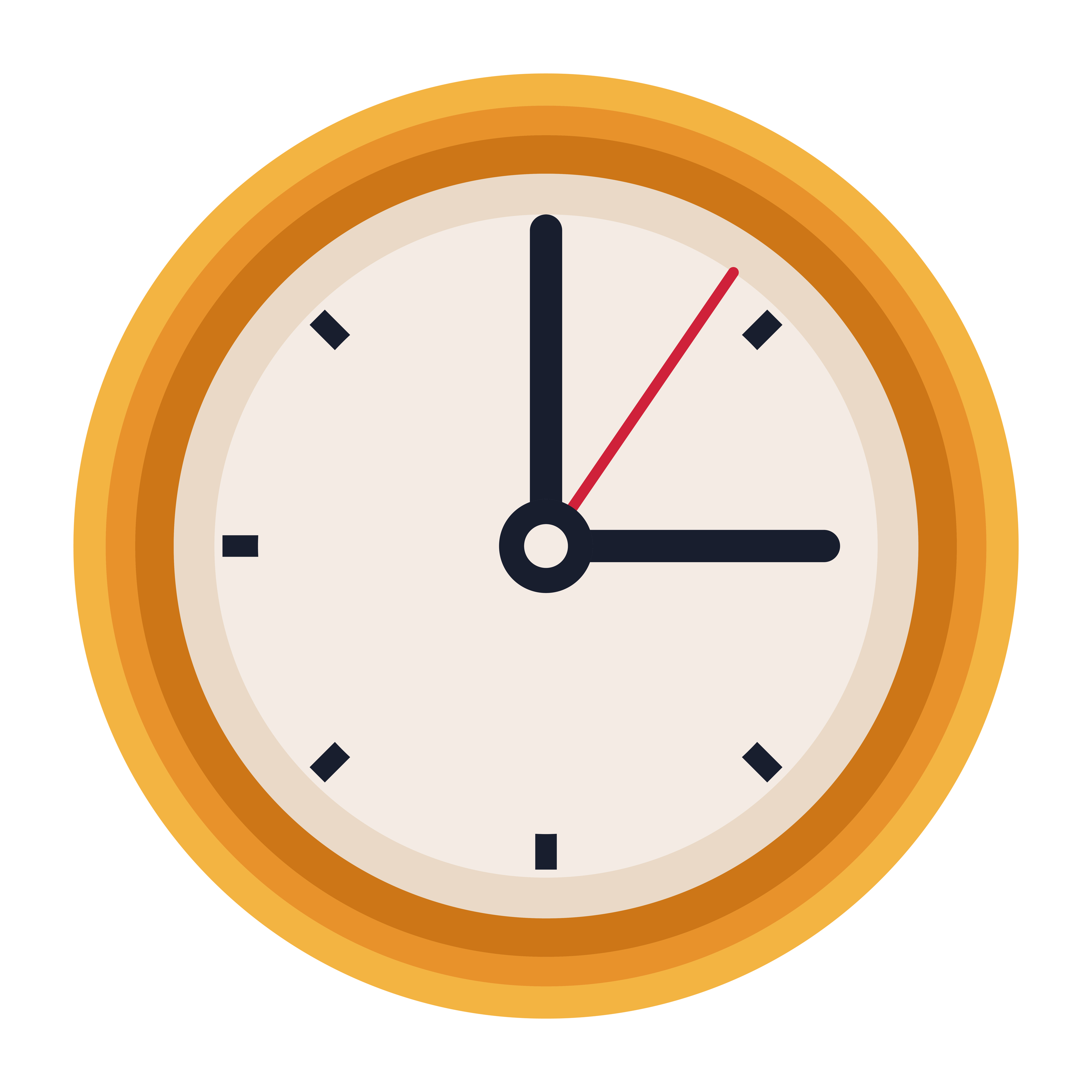 time clock wall 5281024 Vector Art at Vecteezy