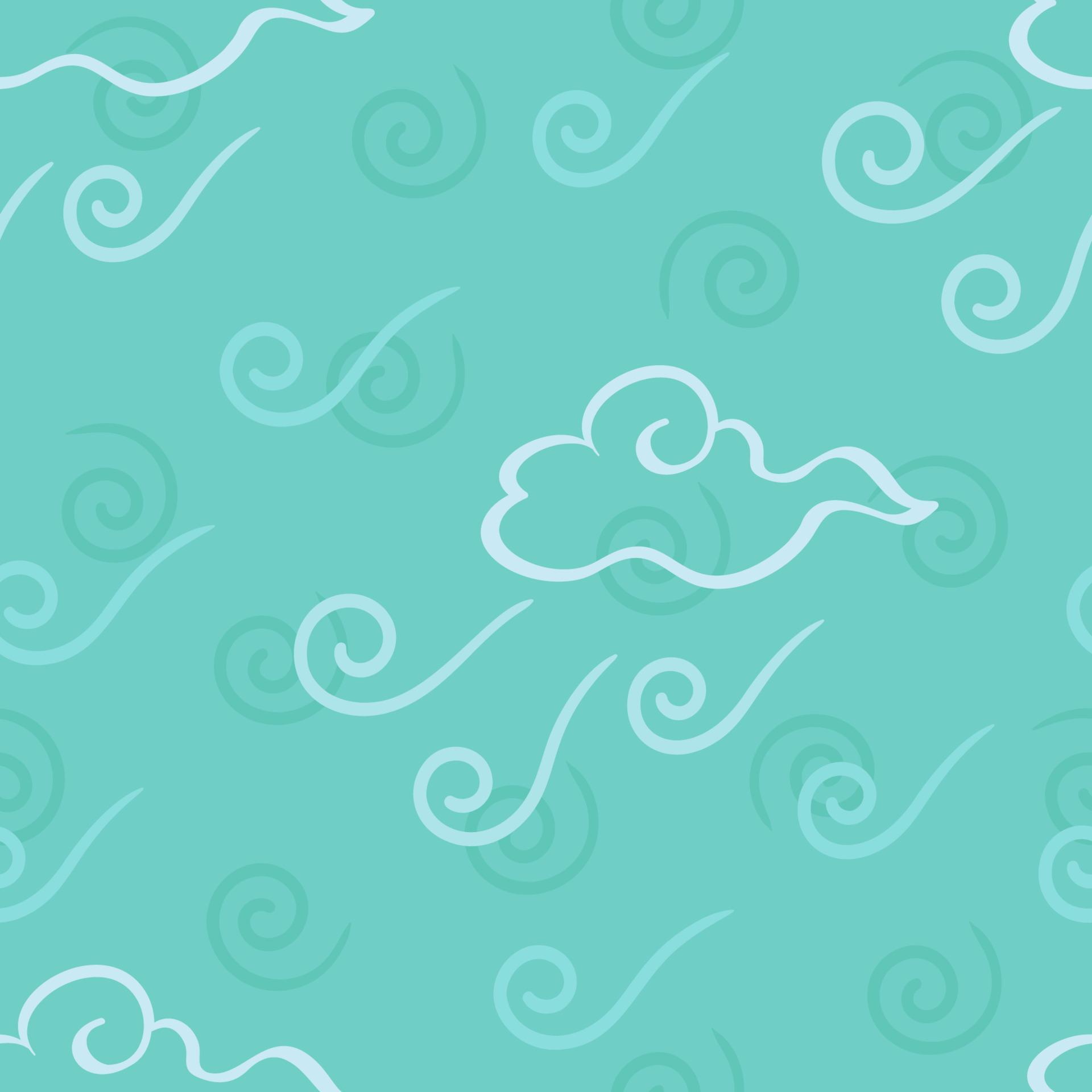 Wind and clouds seamless pattern 5285032 Vector Art at Vecteezy