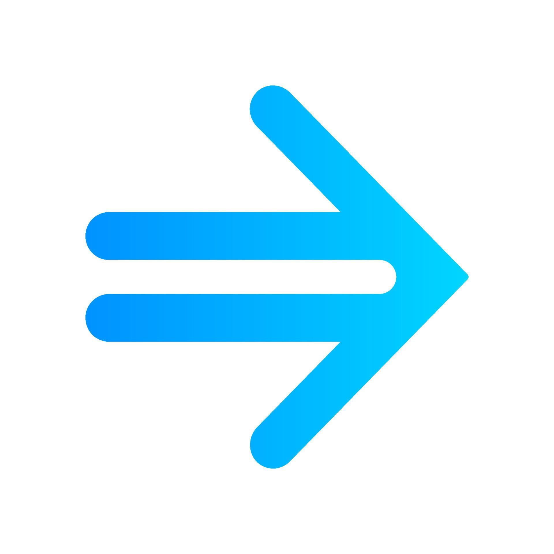 Double-lined blue arrow flat design long shadow color icon. Indicating sign, pointer button ...
