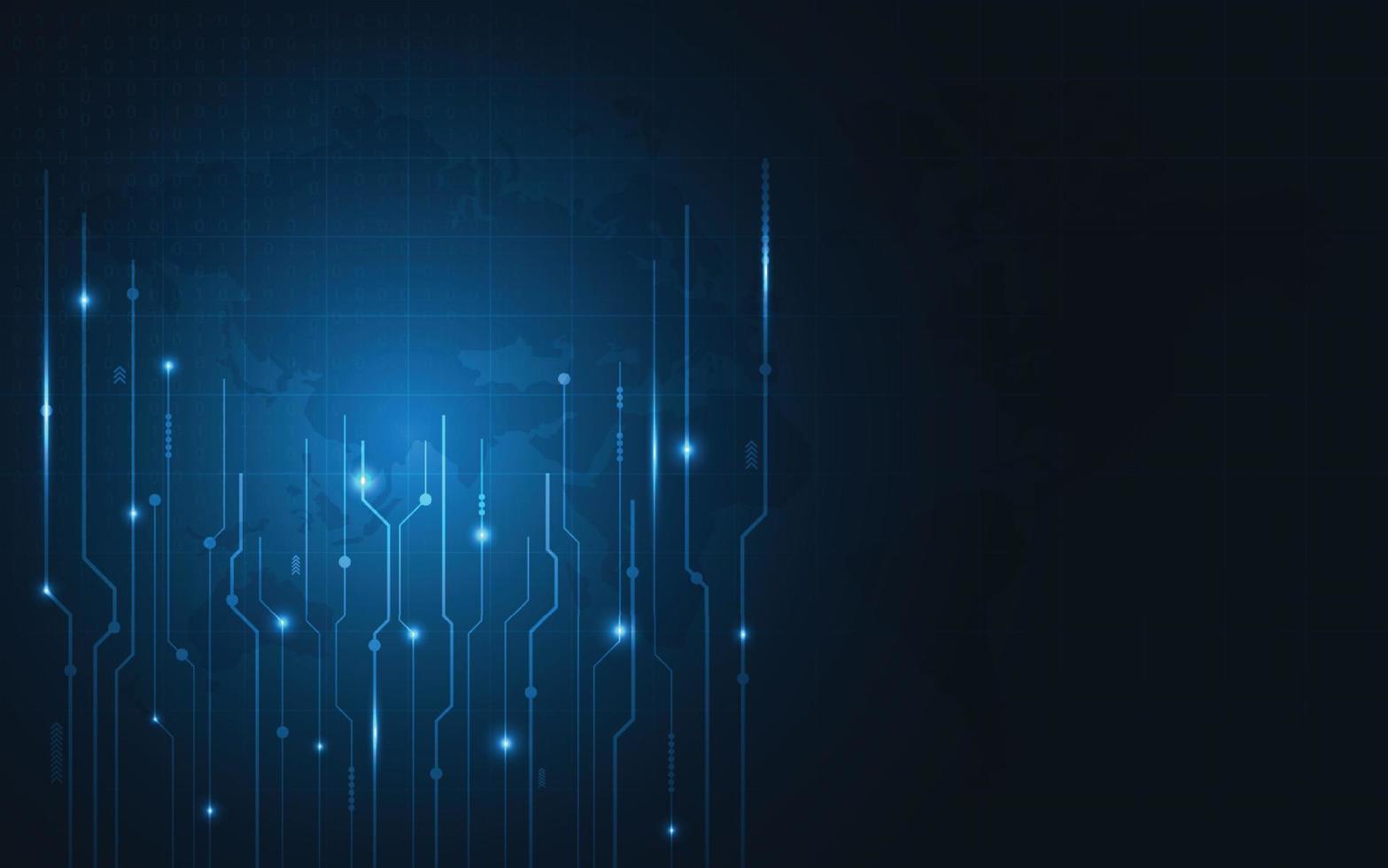 Vector Abstract futuristic circuit board. Hi-tech digital technology ...