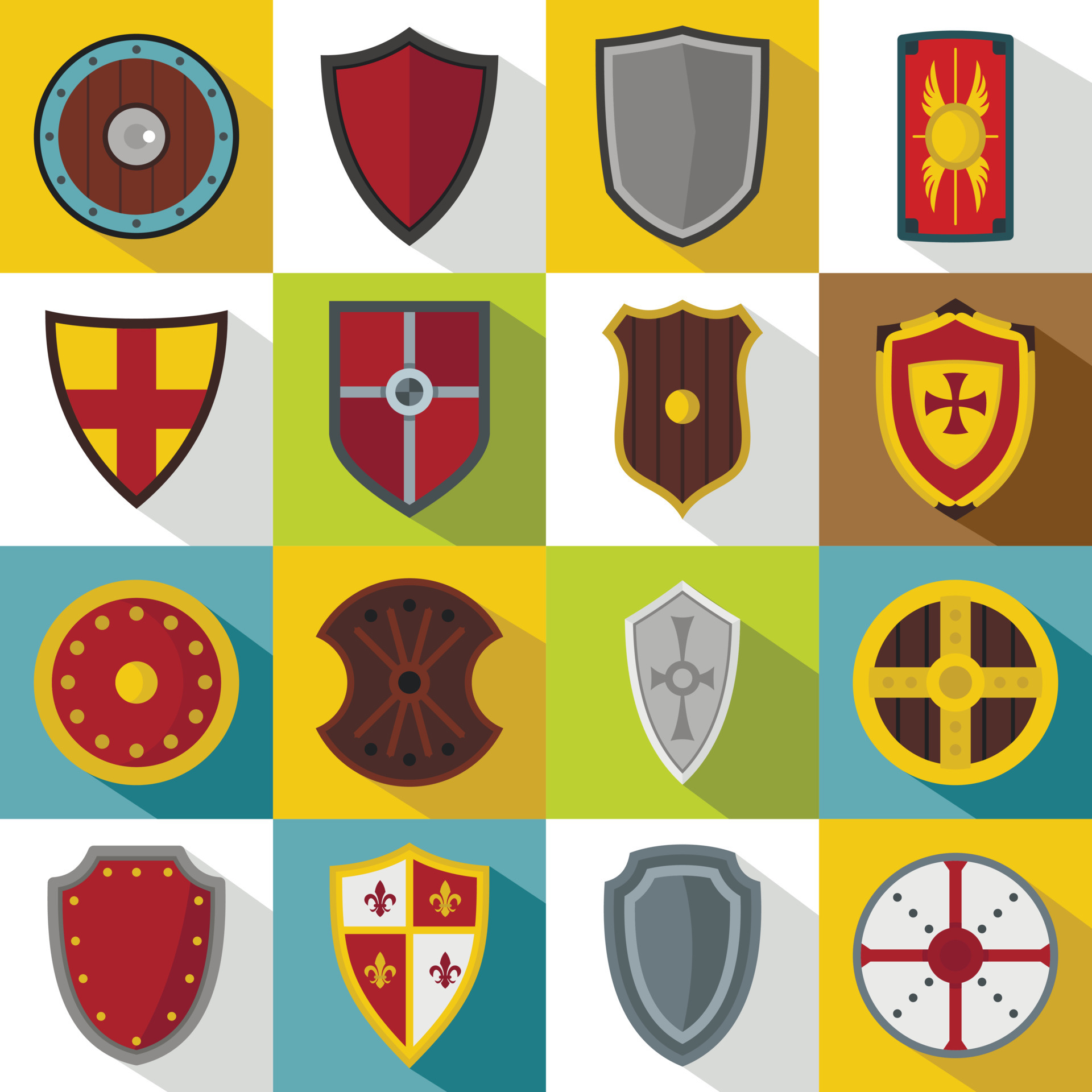 Shield frames icons set, flat style 5313360 Vector Art at Vecteezy Shield frames icons set, flat style 5313360 Vector Art at Vecteezy
