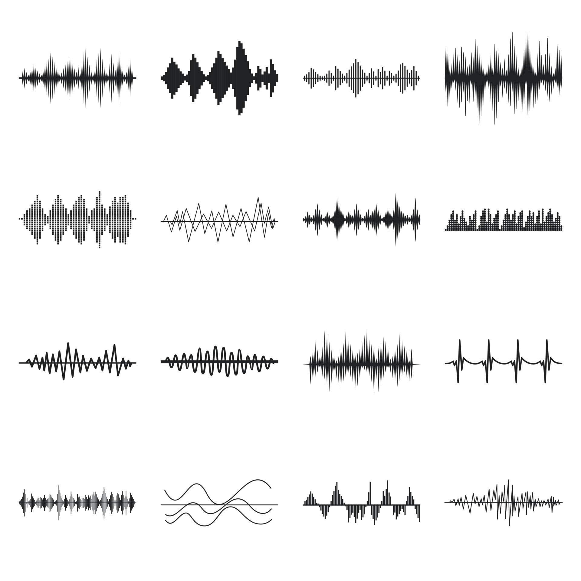 Sound wave icons set, simple style 5317858 Vector Art at Vecteezy Sound wave icons set, simple style 5317858 Vector Art at Vecteezy