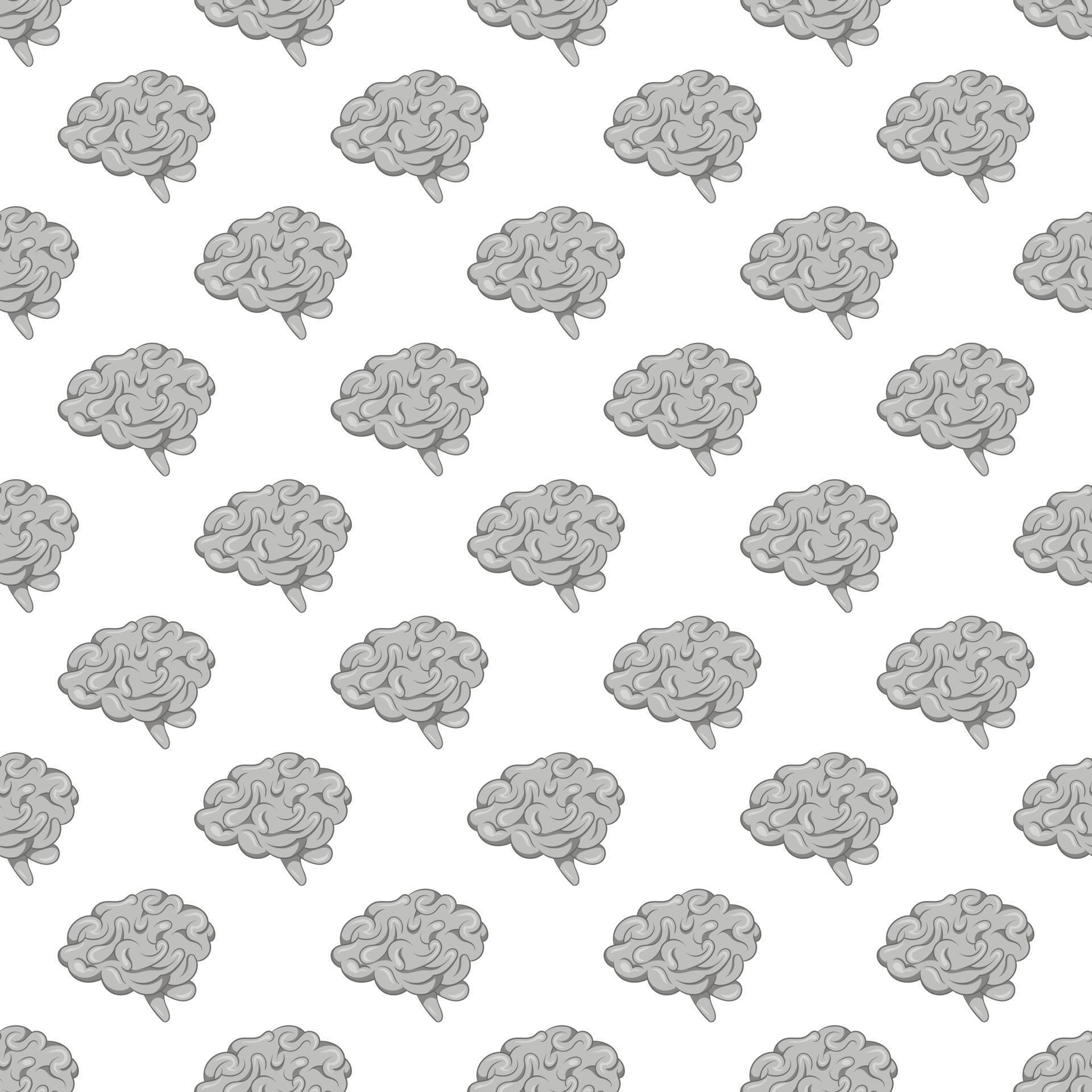 Brain seamless pattern 5318730 Vector Art at Vecteezy